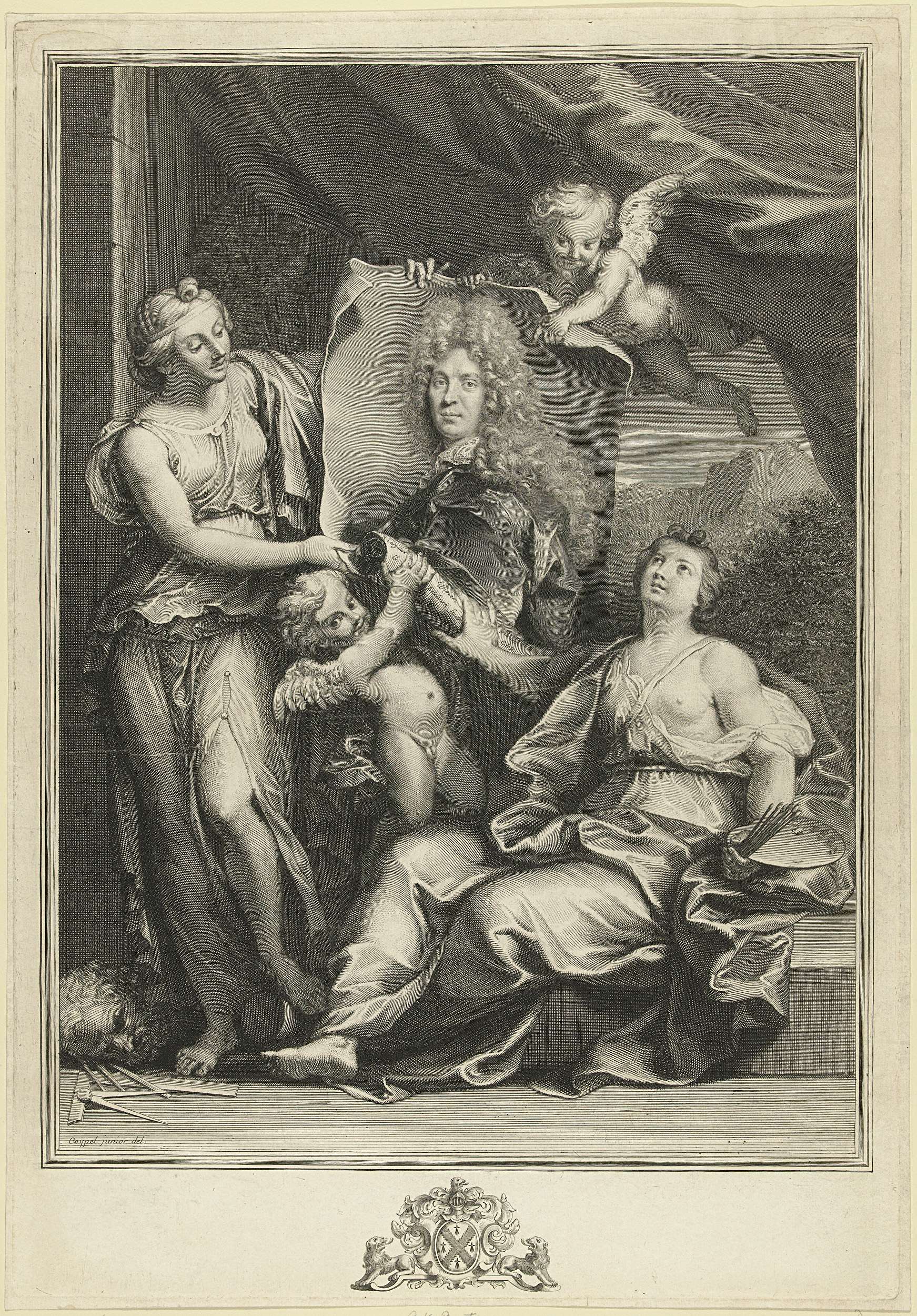 Portrait of Pierre Vincent Bertin, Gerard Edel | CanvasPrints.com