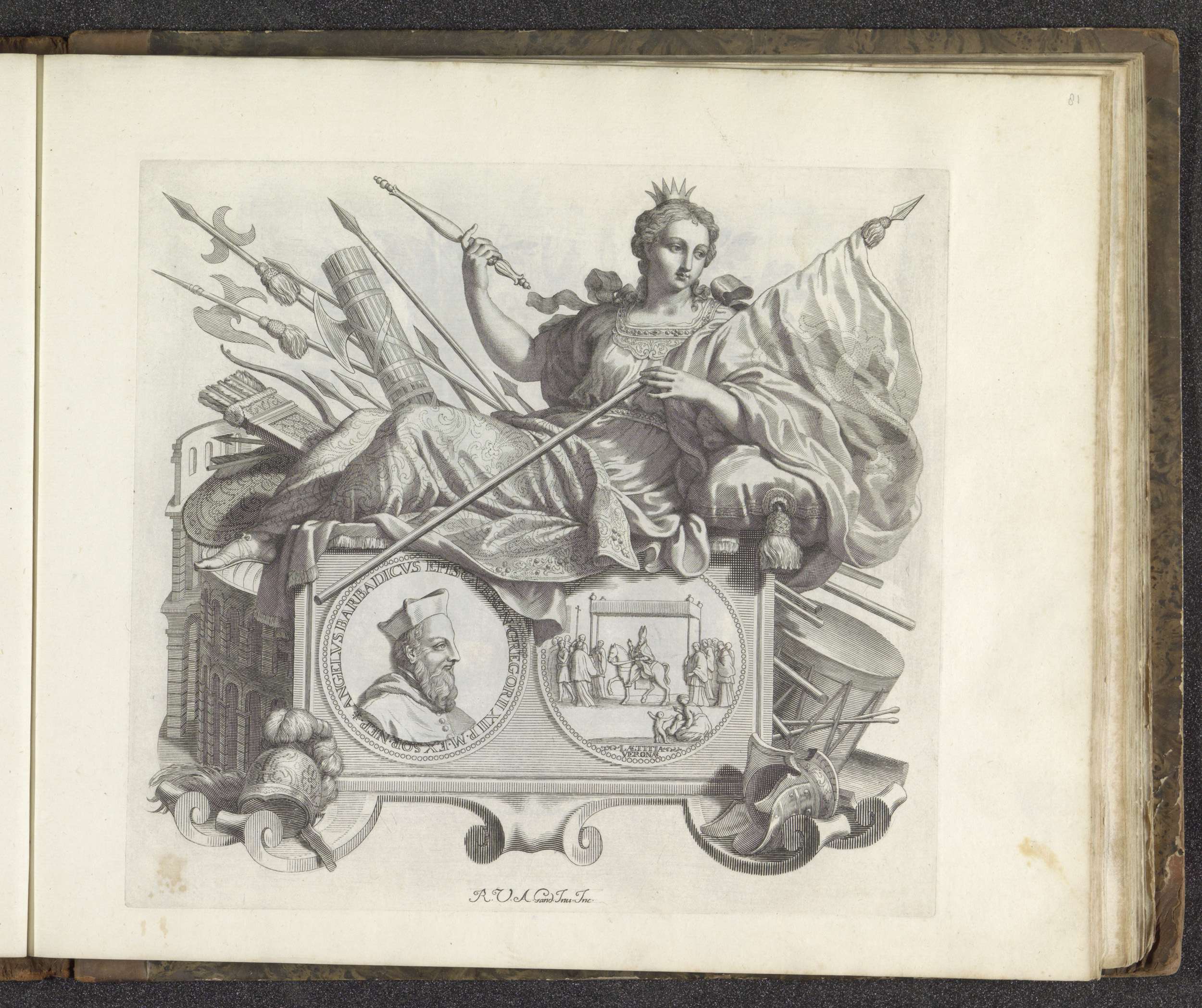 Portrait of Angelo Barbarigo and the personifi | CanvasPrints.com