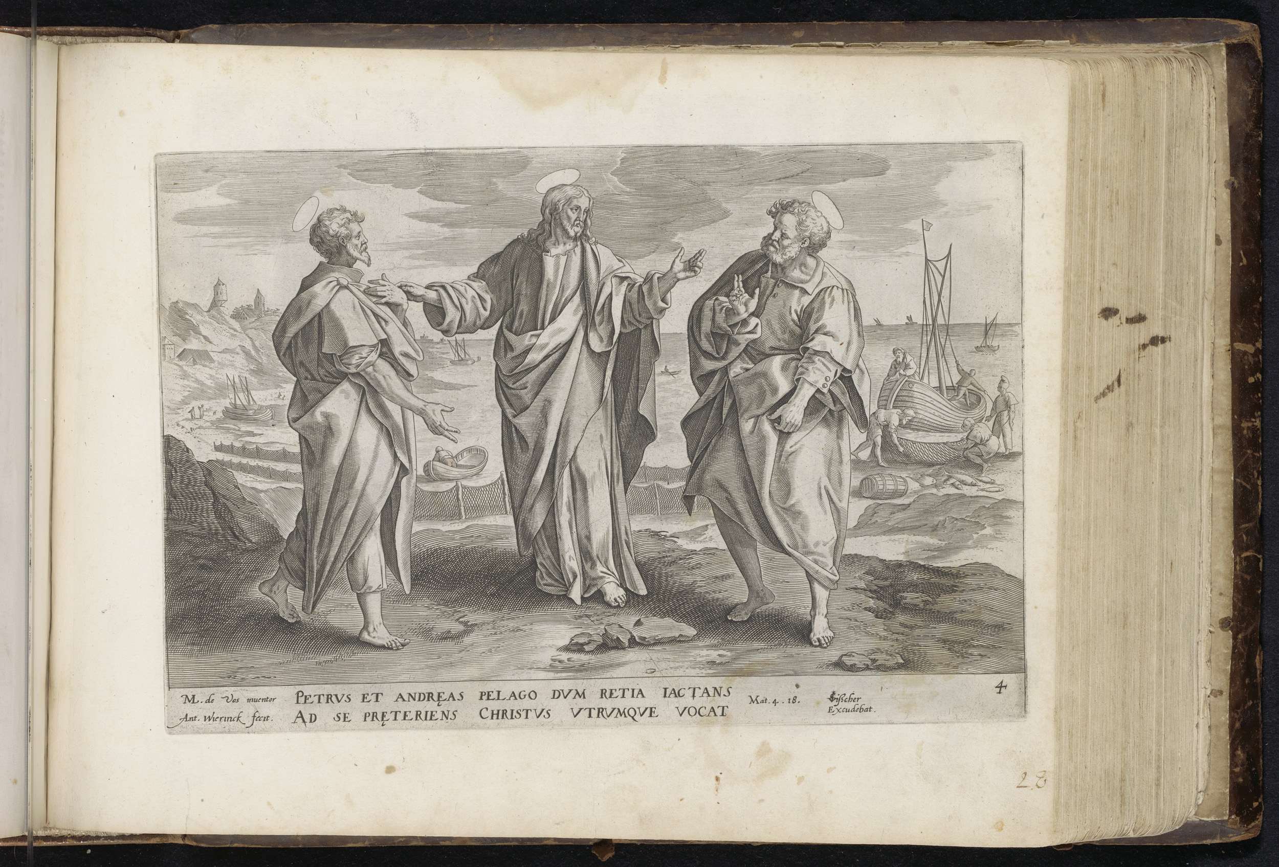 Vocation of Peter and Andrew, Antonie Wierix ( | CanvasPrints.com