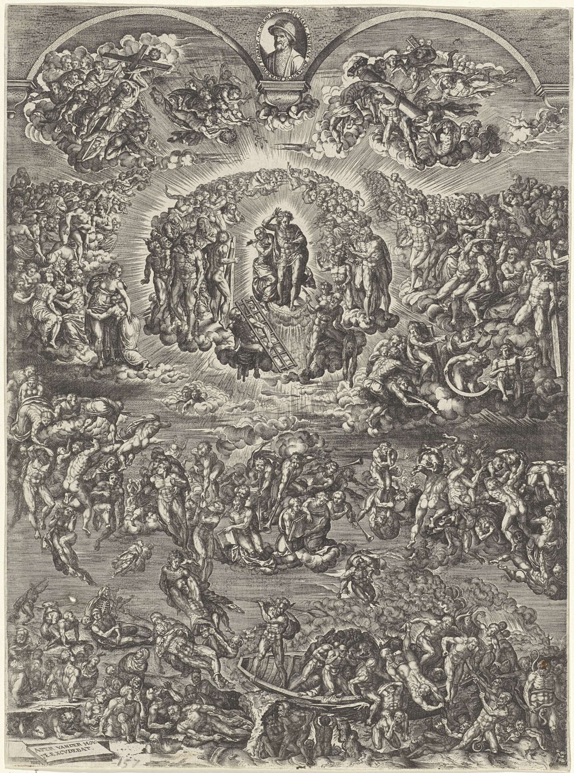 Last Judgement, Johannes Wierix, 1575 - 1579 | CanvasPrints.com