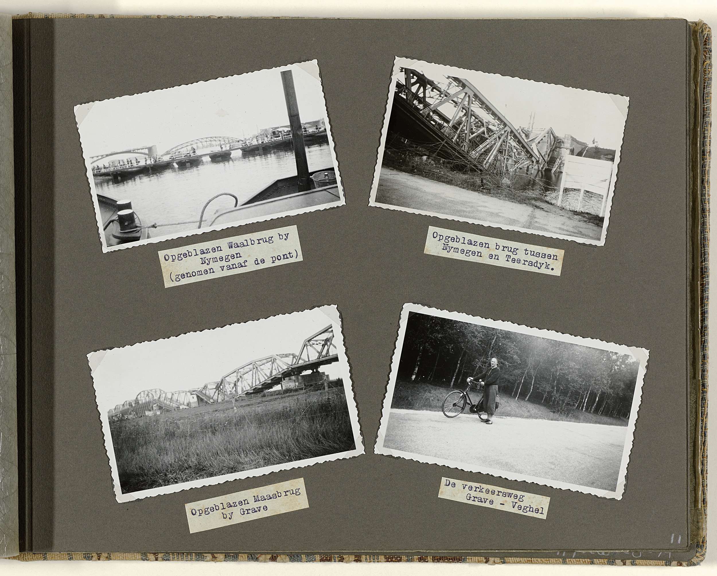 Blown up bridges over the Waal and Maas, anony | CanvasPrints.com