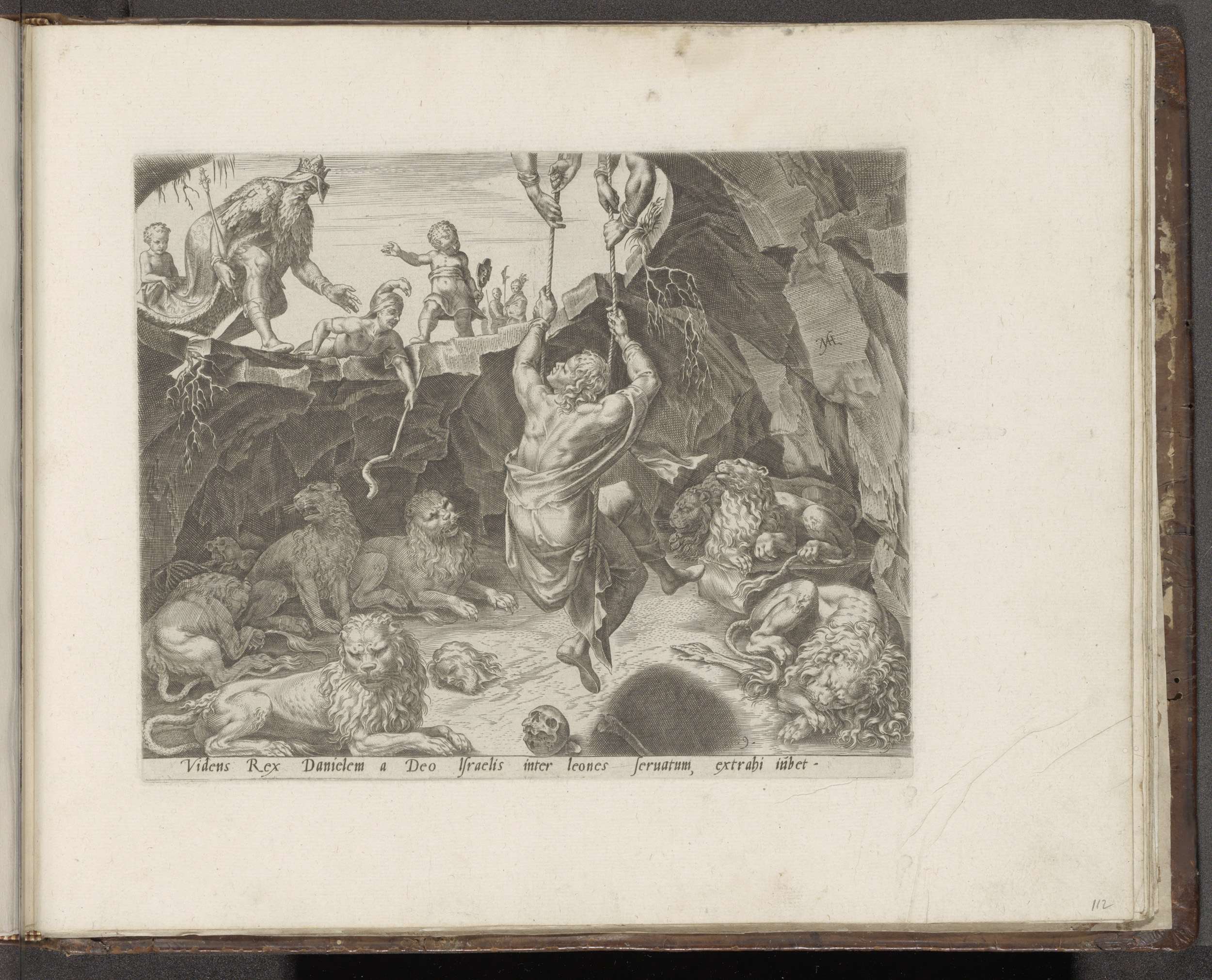 Daniël is freed from the lion's den, Philips G | CanvasPrints.com