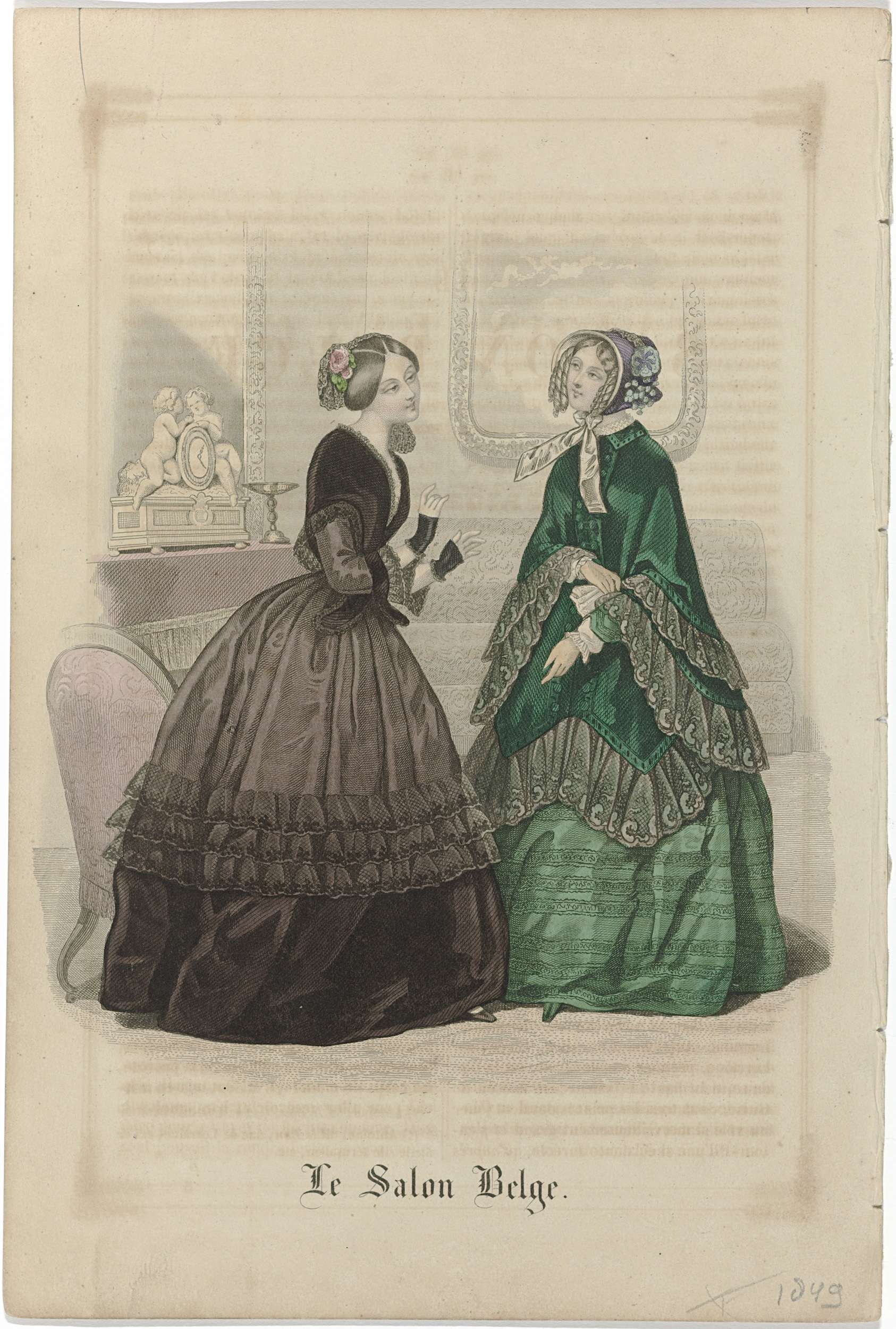 Le Salon Belge, Brussels, 1849, anonymous, 184 | CanvasPrints.com