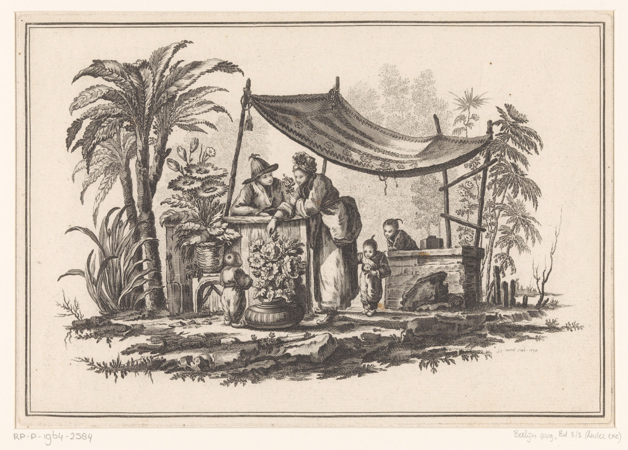 Smell, Jean Jacques Avril (I), 1773 | CanvasPrints.com