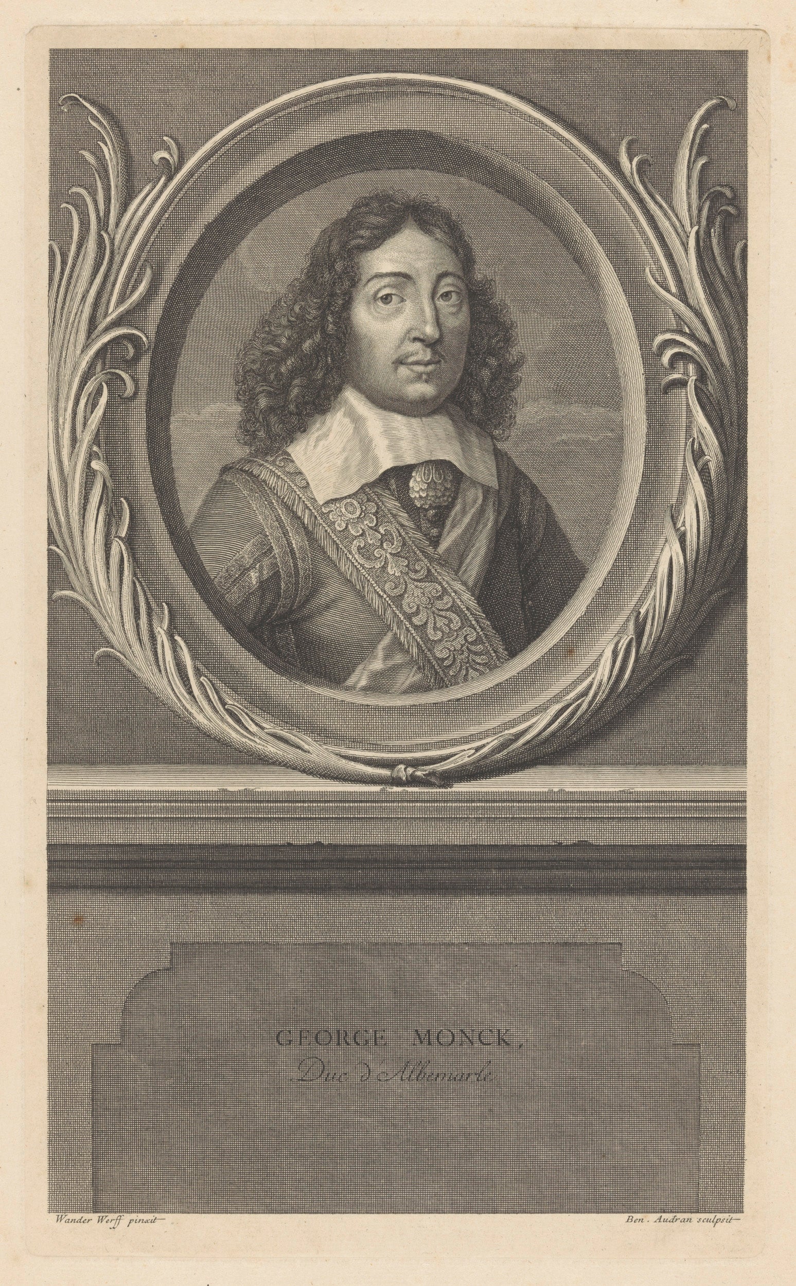 Portrait of George Monck, duke of Albemarle, B | CanvasPrints.com