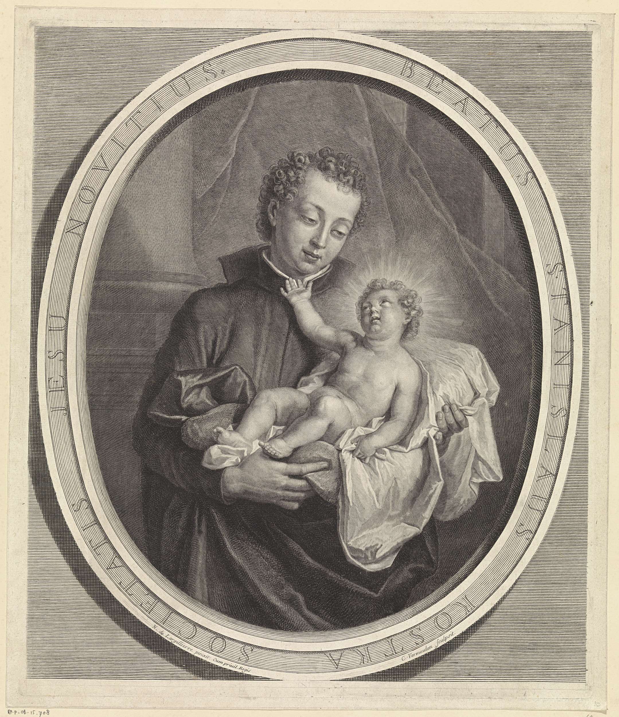 Portrait of Stanislaus Kostka, Cornelis Martin | CanvasPrints.com