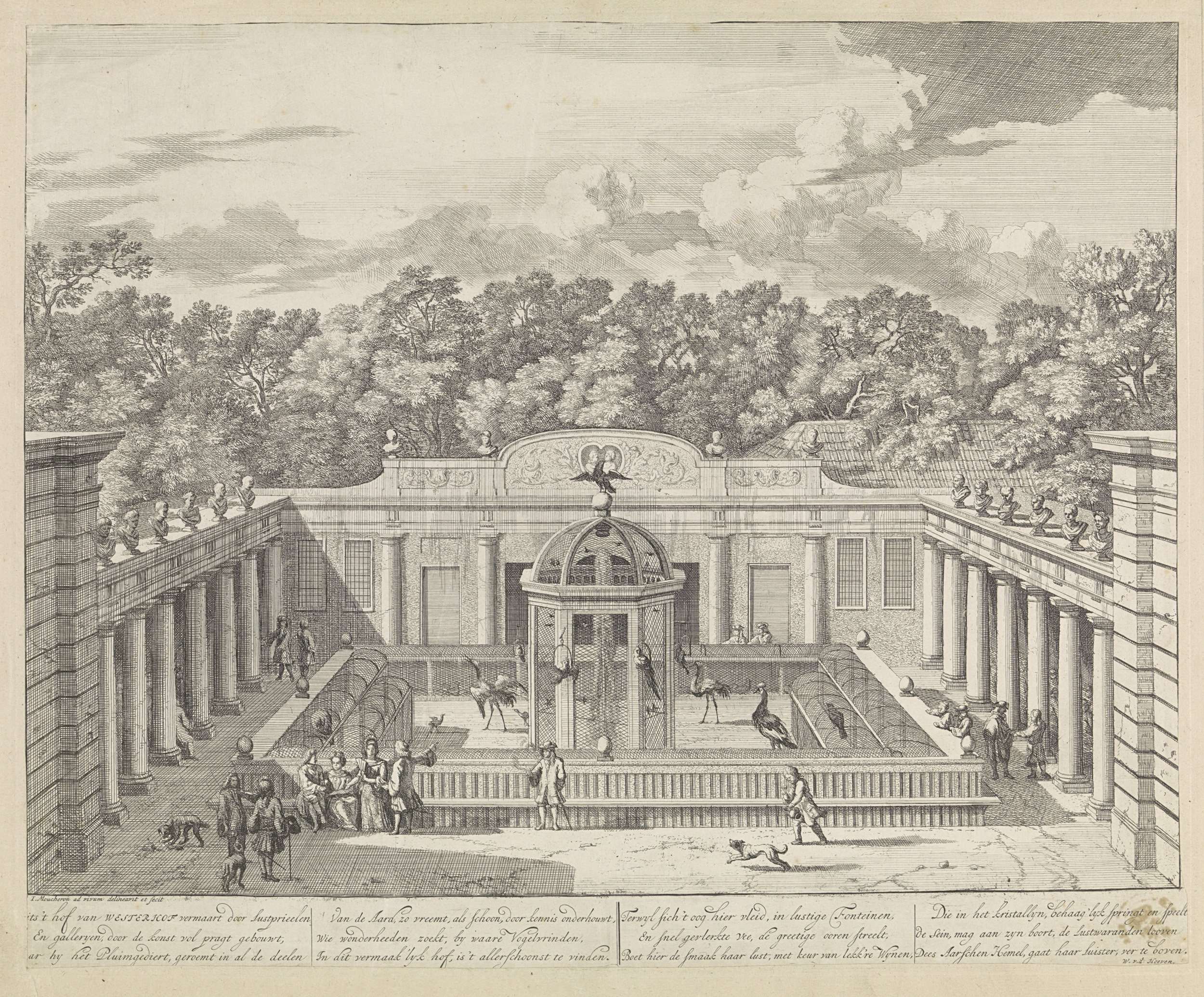 Hof van Jan Westerhof in Amsterdam, Isaac de M | CanvasPrints.com