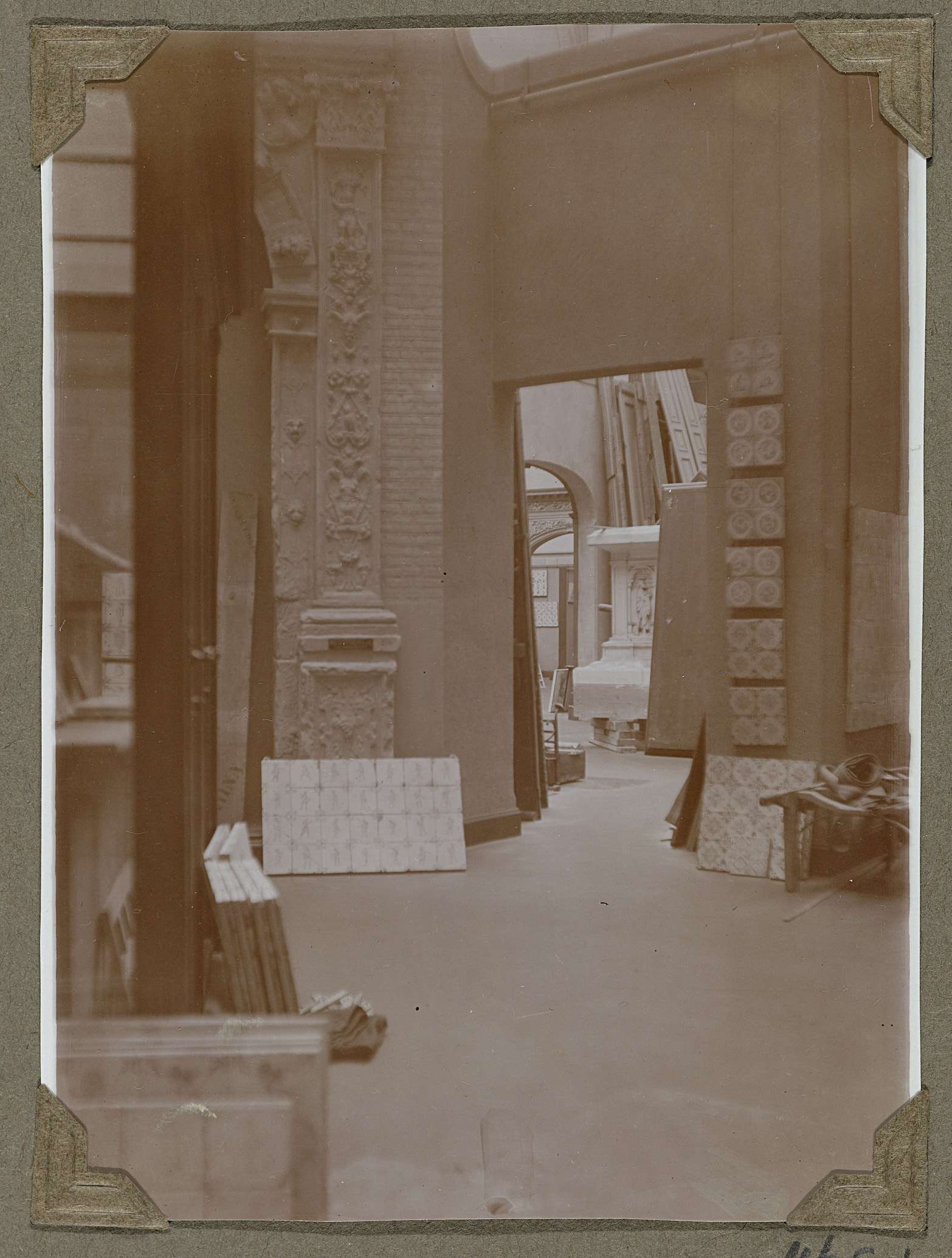 Redevelopment of the western courtyard in 1930 | CanvasPrints.com