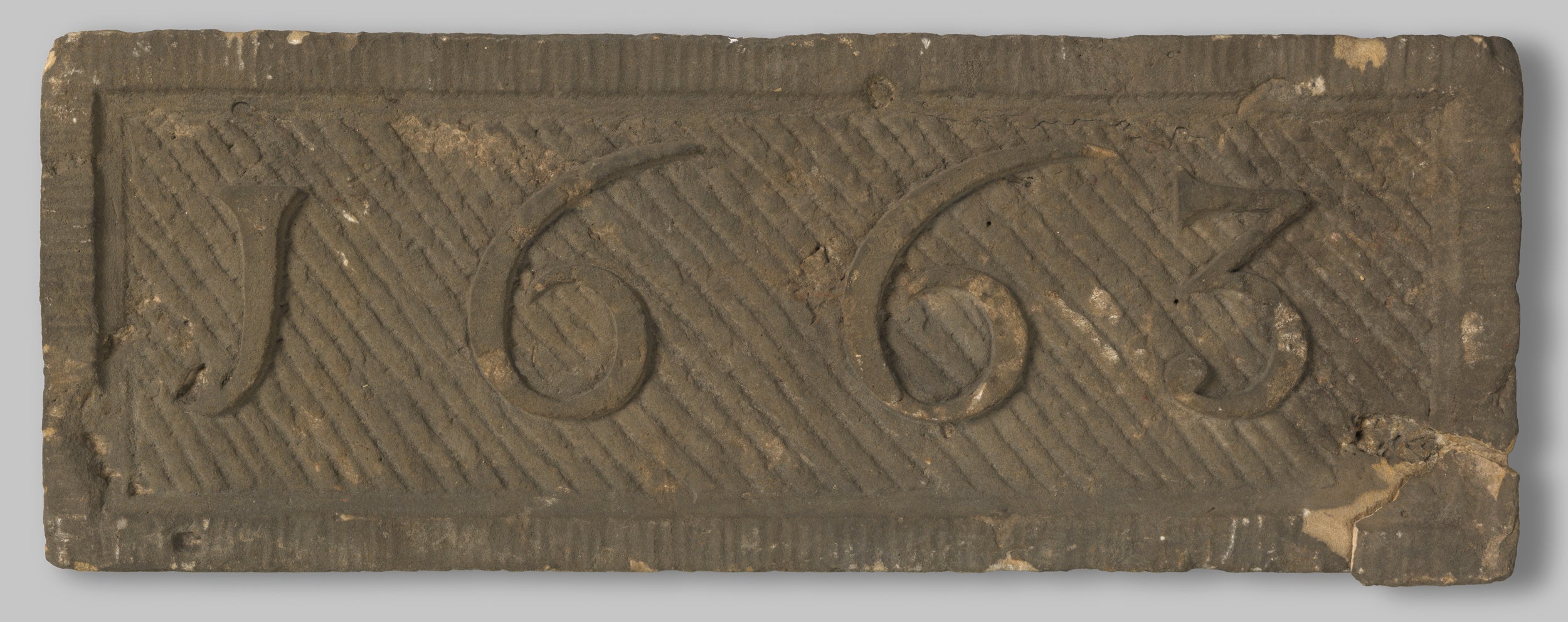 Façade stone with year 1663., , 1663 | CanvasPrints.com