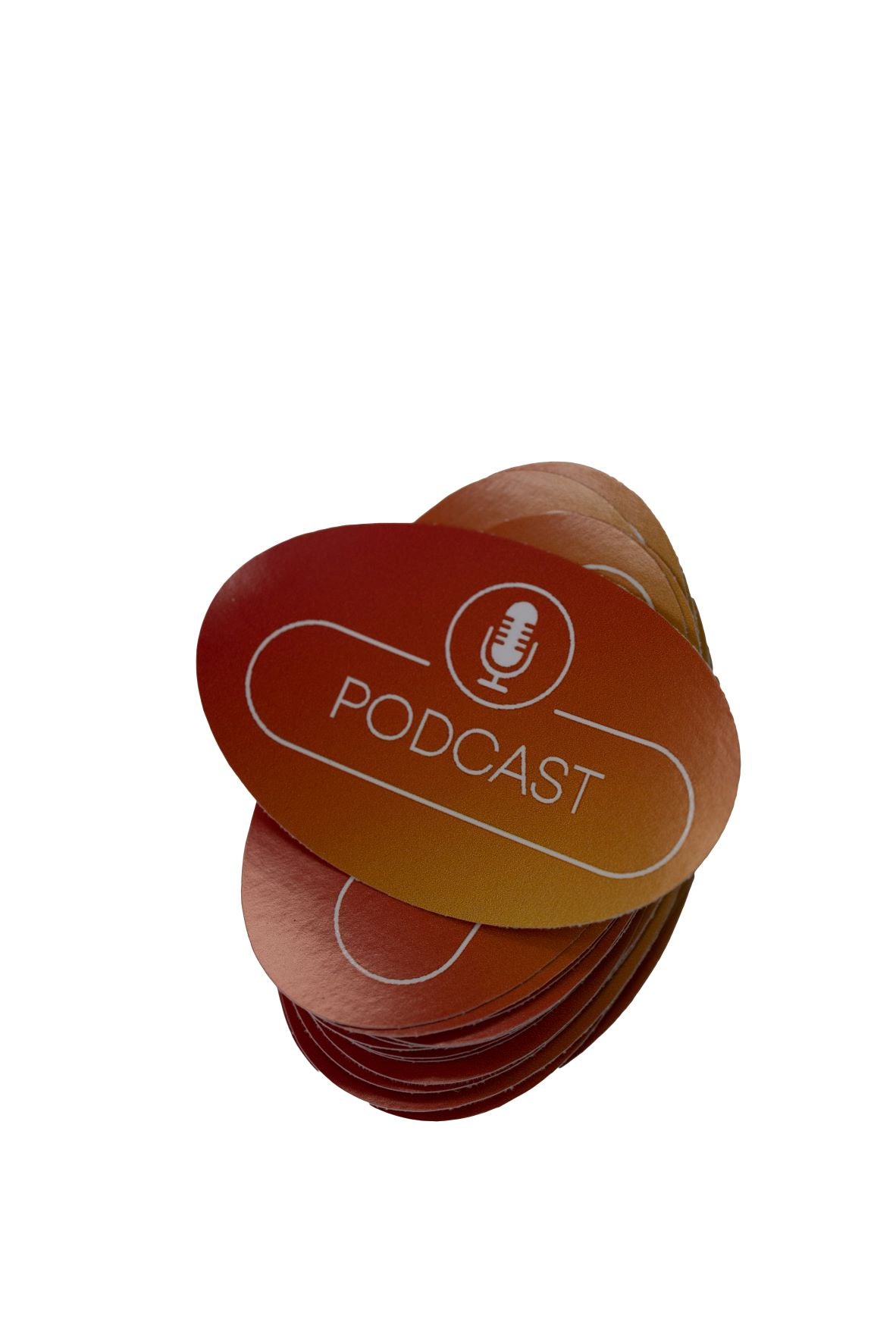 Custom Oval Sticker Pack of 50 – CanvasPrints.com