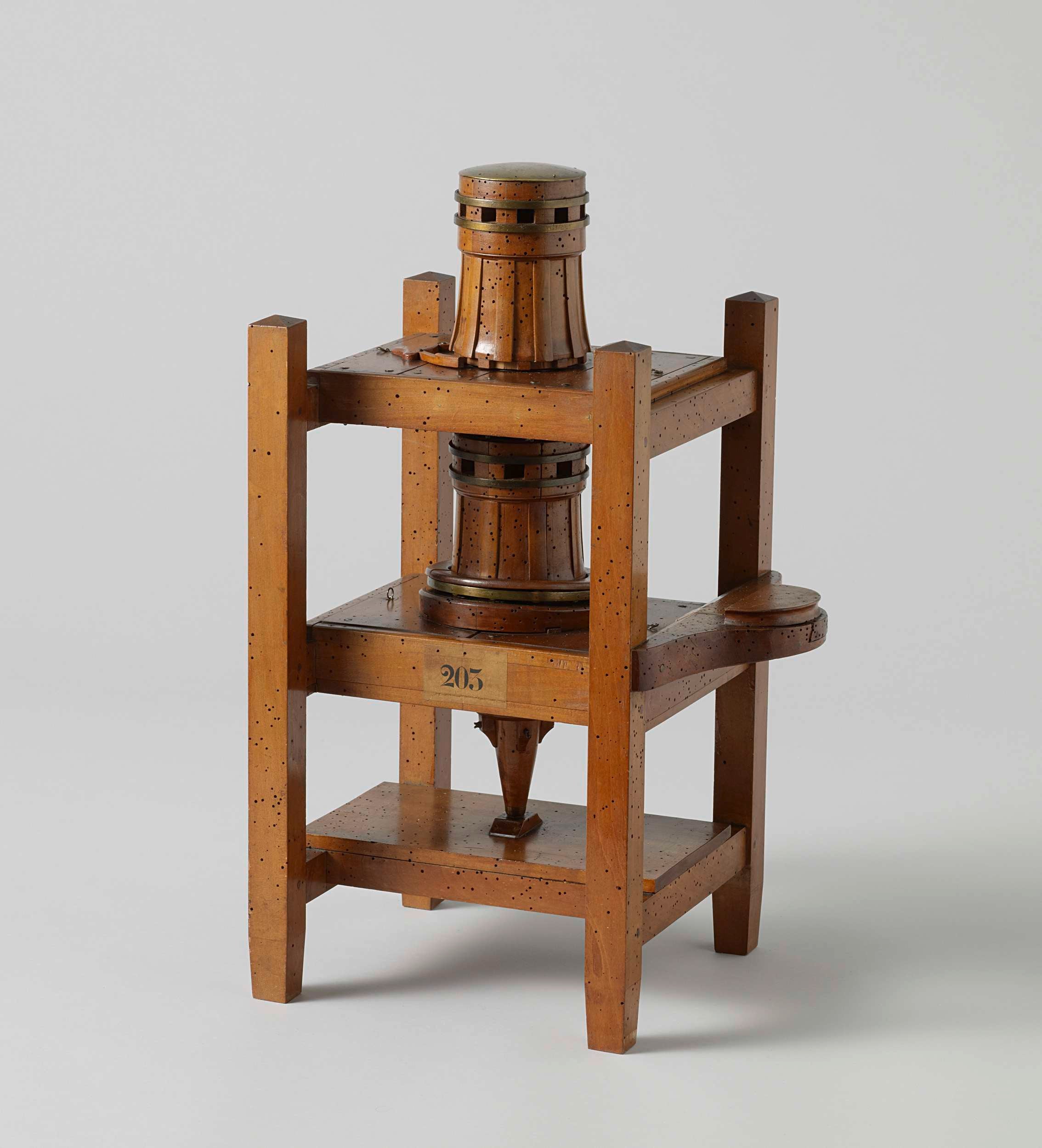 Model of a Double Capstan, anonymous, c. 1800 | CanvasPrints.com