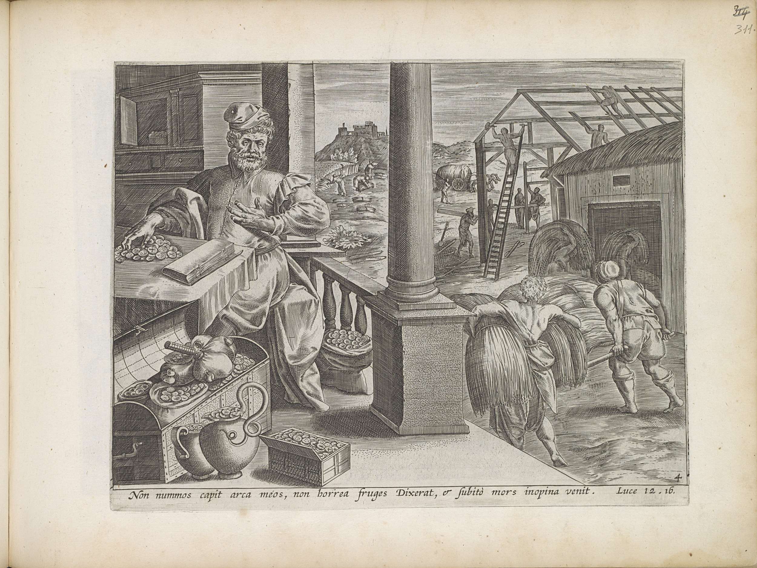 Parable of the Rich Fool, anonymous, 1643 | CanvasPrints.com