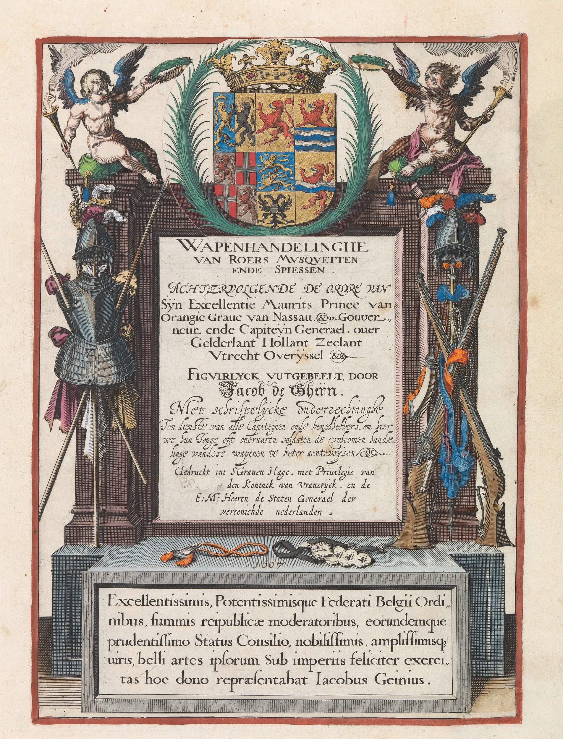 Title page of: Wapenhandelinghe, van roers, mu | CanvasPrints.com