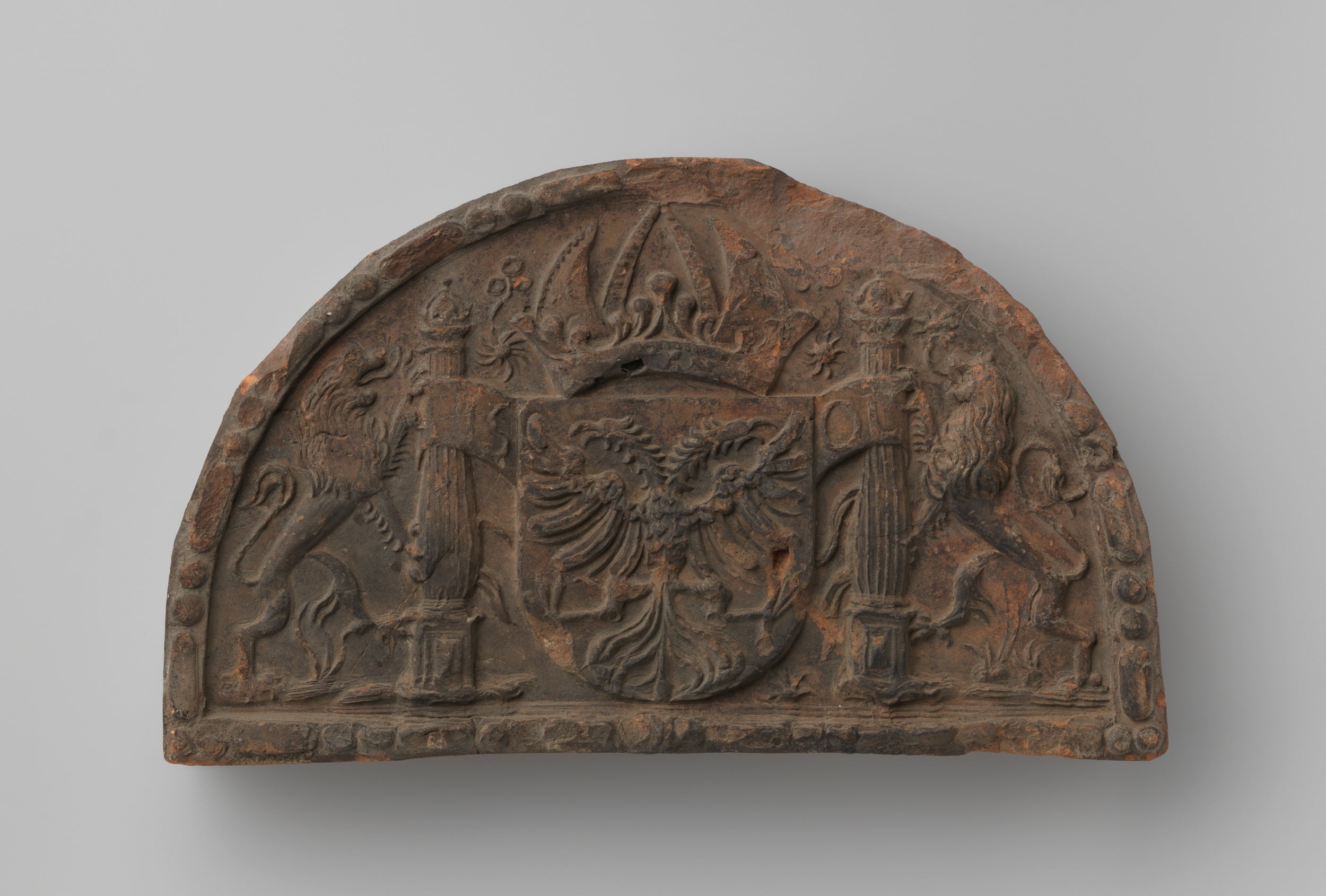 Fireplace capstone with spanish Habsburg coat | CanvasPrints.com