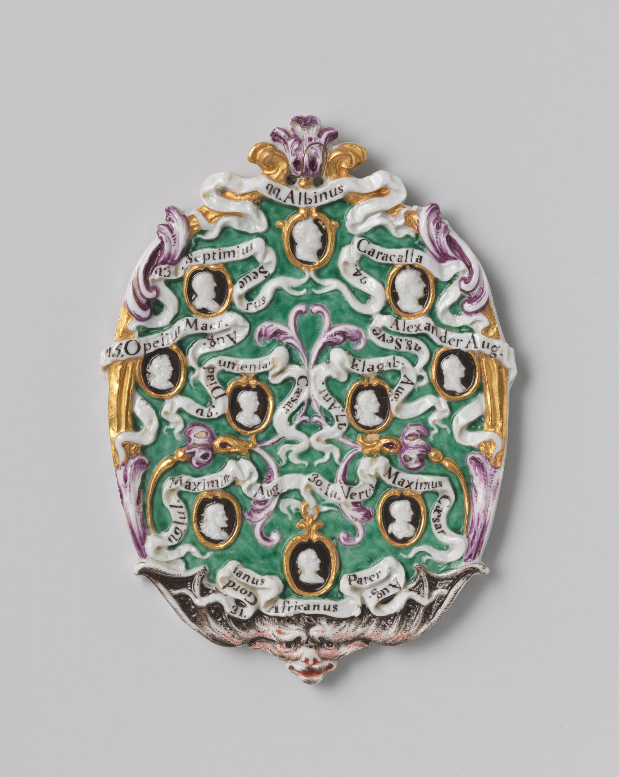 Plaque with the portraits of Roman emperors, G | CanvasPrints.com