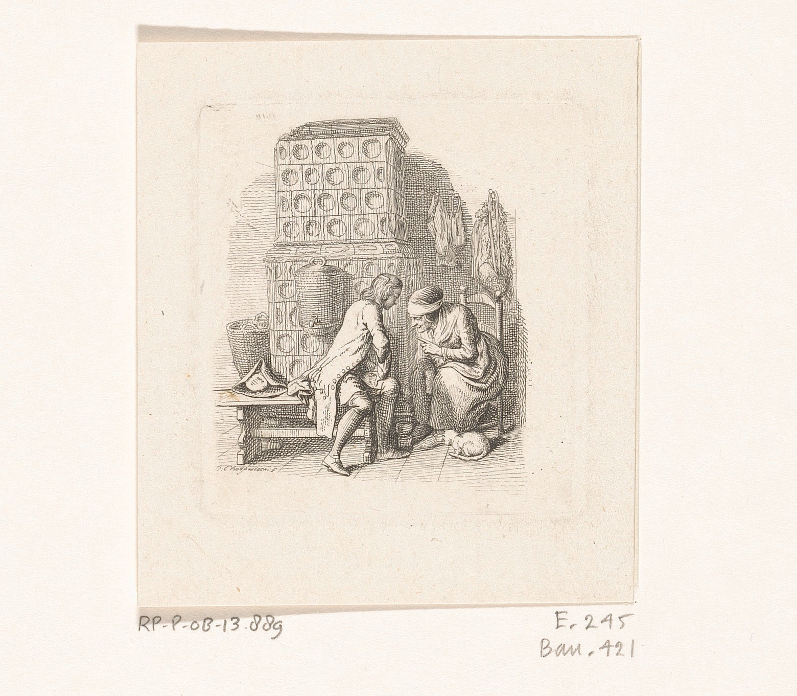 Henrich Stilling visiting his grandmother, Dan | CanvasPrints.com