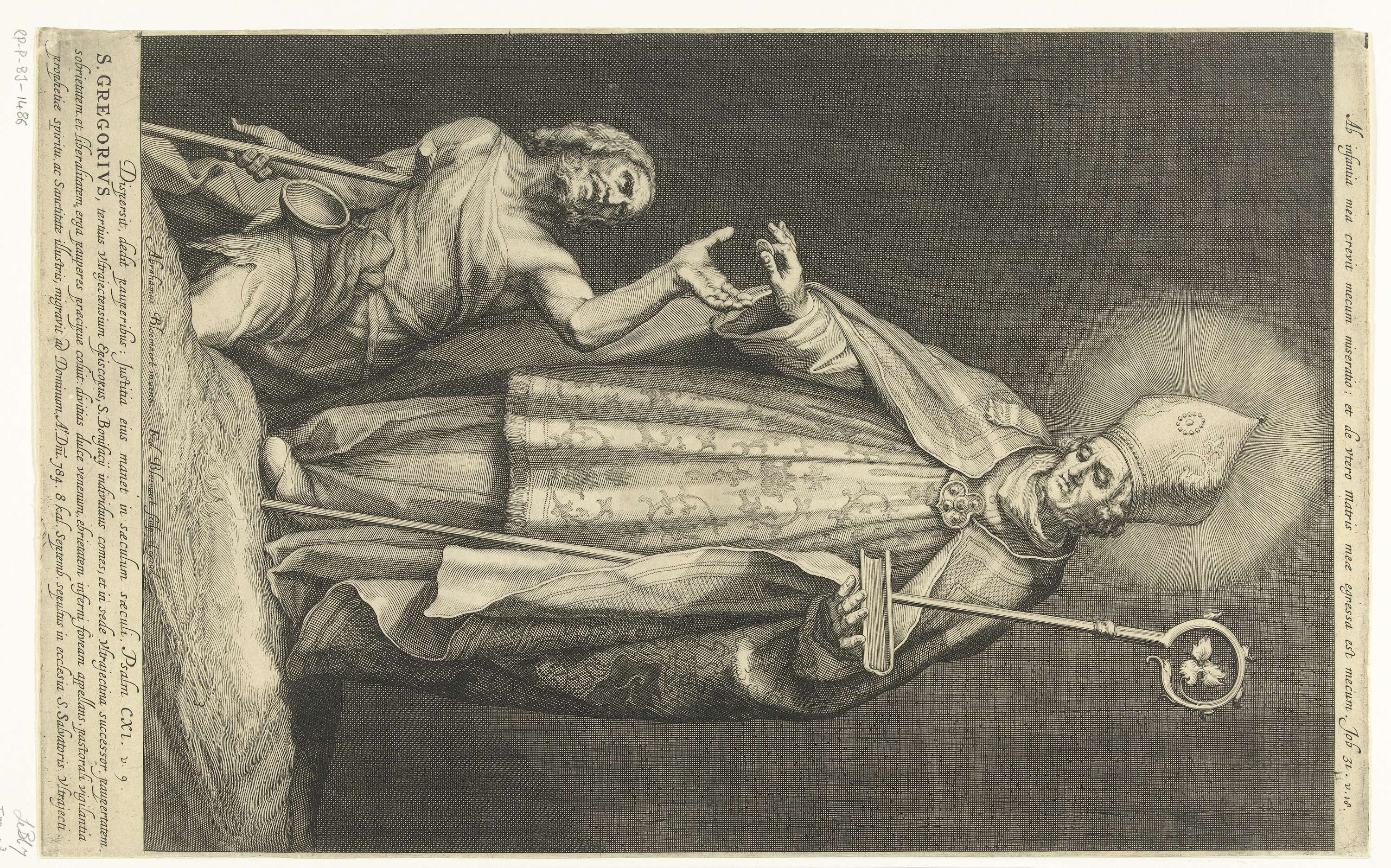 Heilige Gregorius van Utrecht, Frederick Bloem | CanvasPrints.com