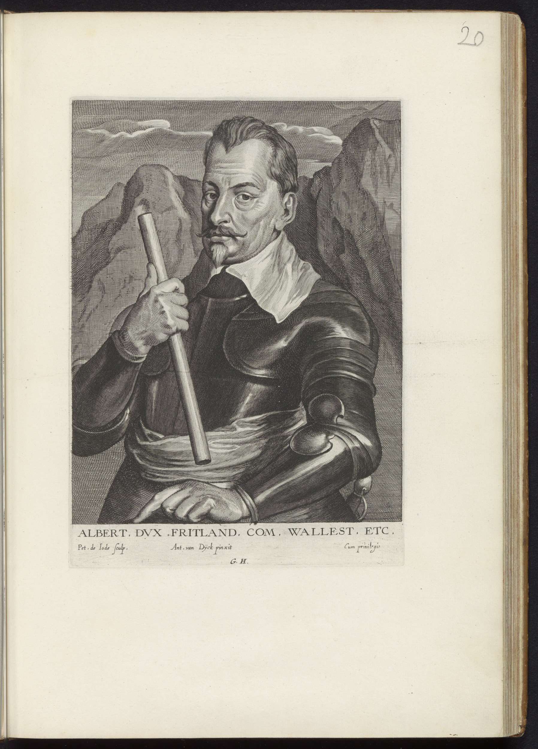 Portrait of Albrecht von Wallenstein, Count of | CanvasPrints.com