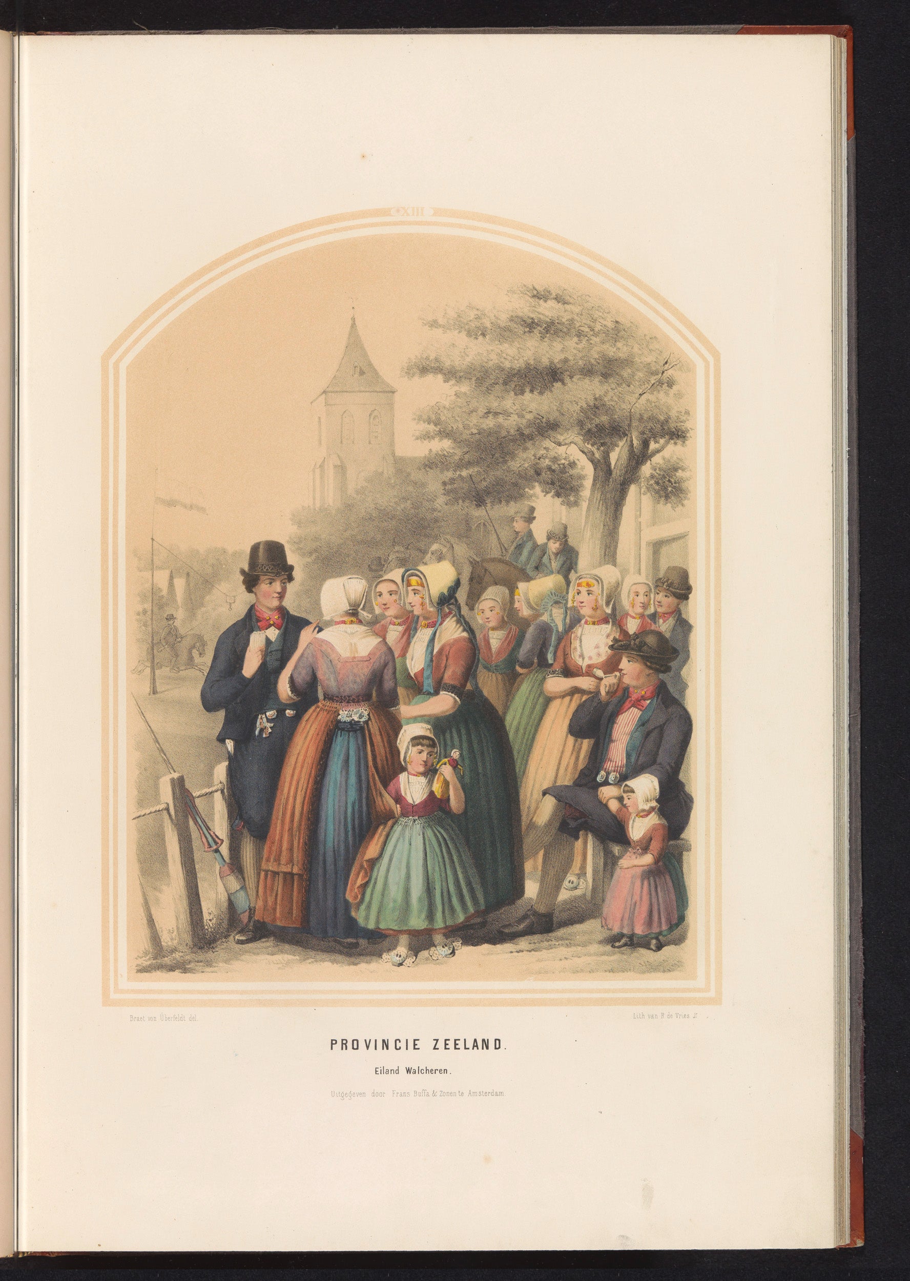 Costume of the island of Walcheren in Zeeland, | CanvasPrints.com