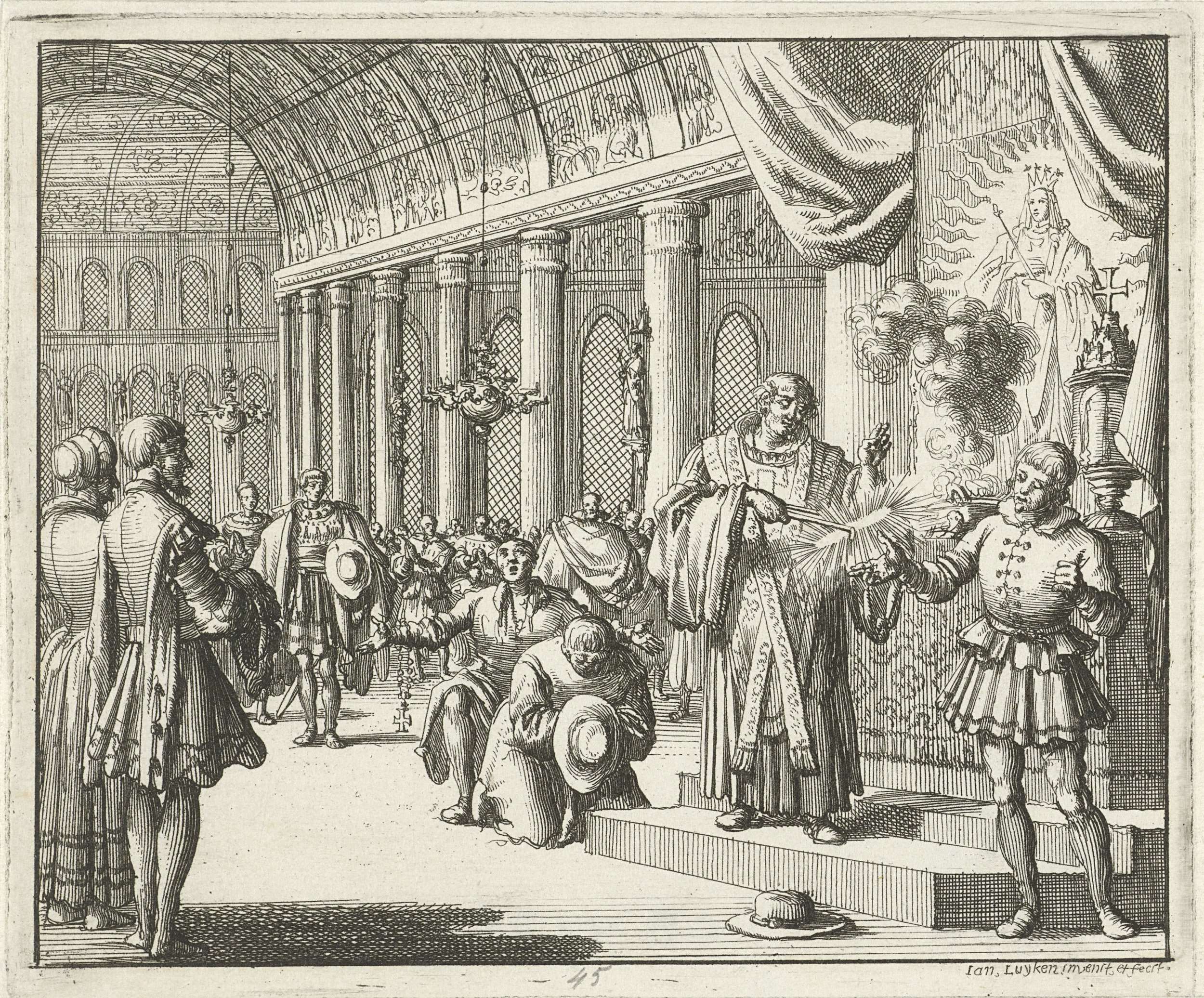 Godsoordeel met een gloeiend ijzer op de Walde | CanvasPrints.com