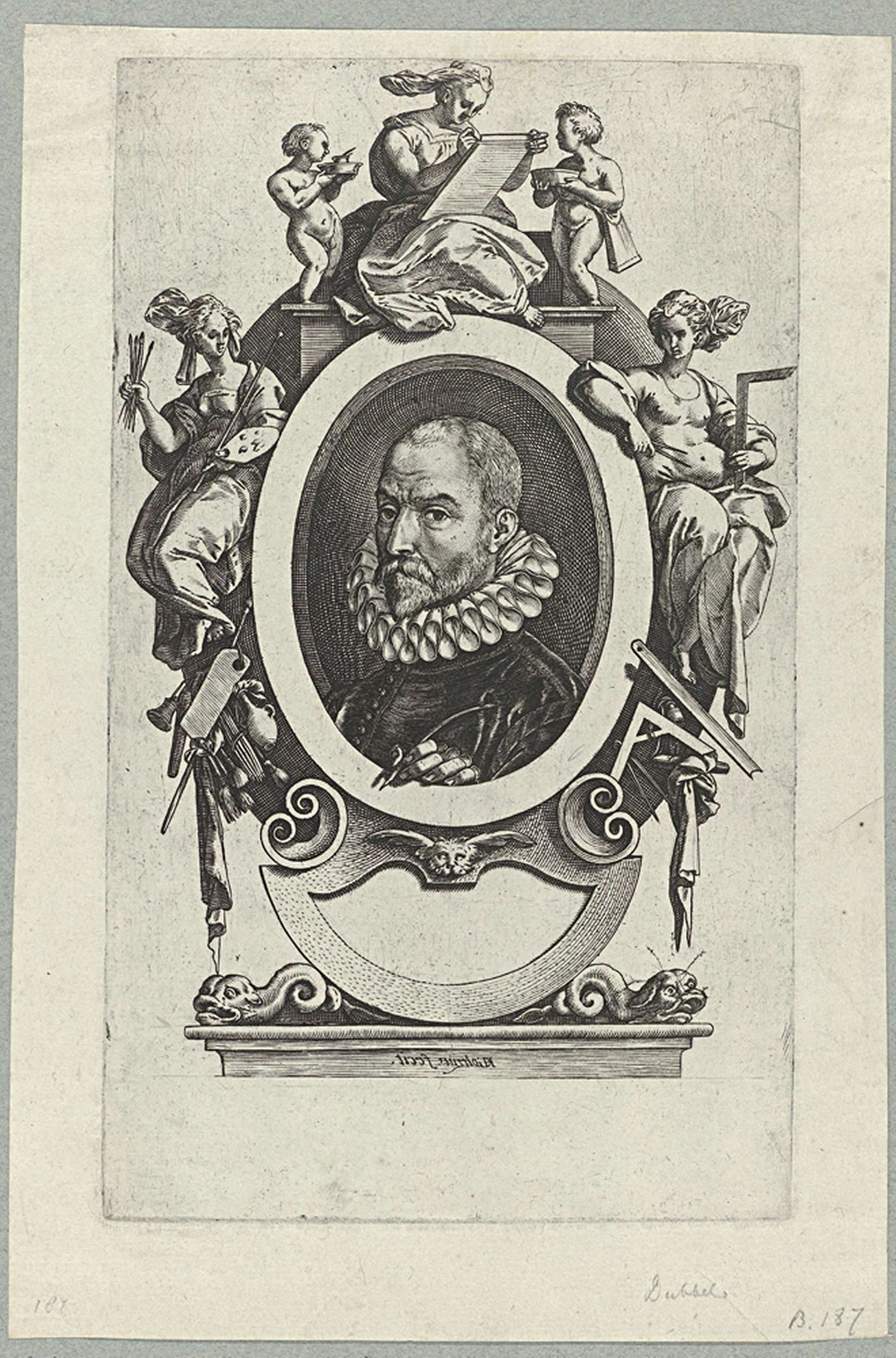 Portrait Johannes Stradanus Jan van der Straet | CanvasPrints.com