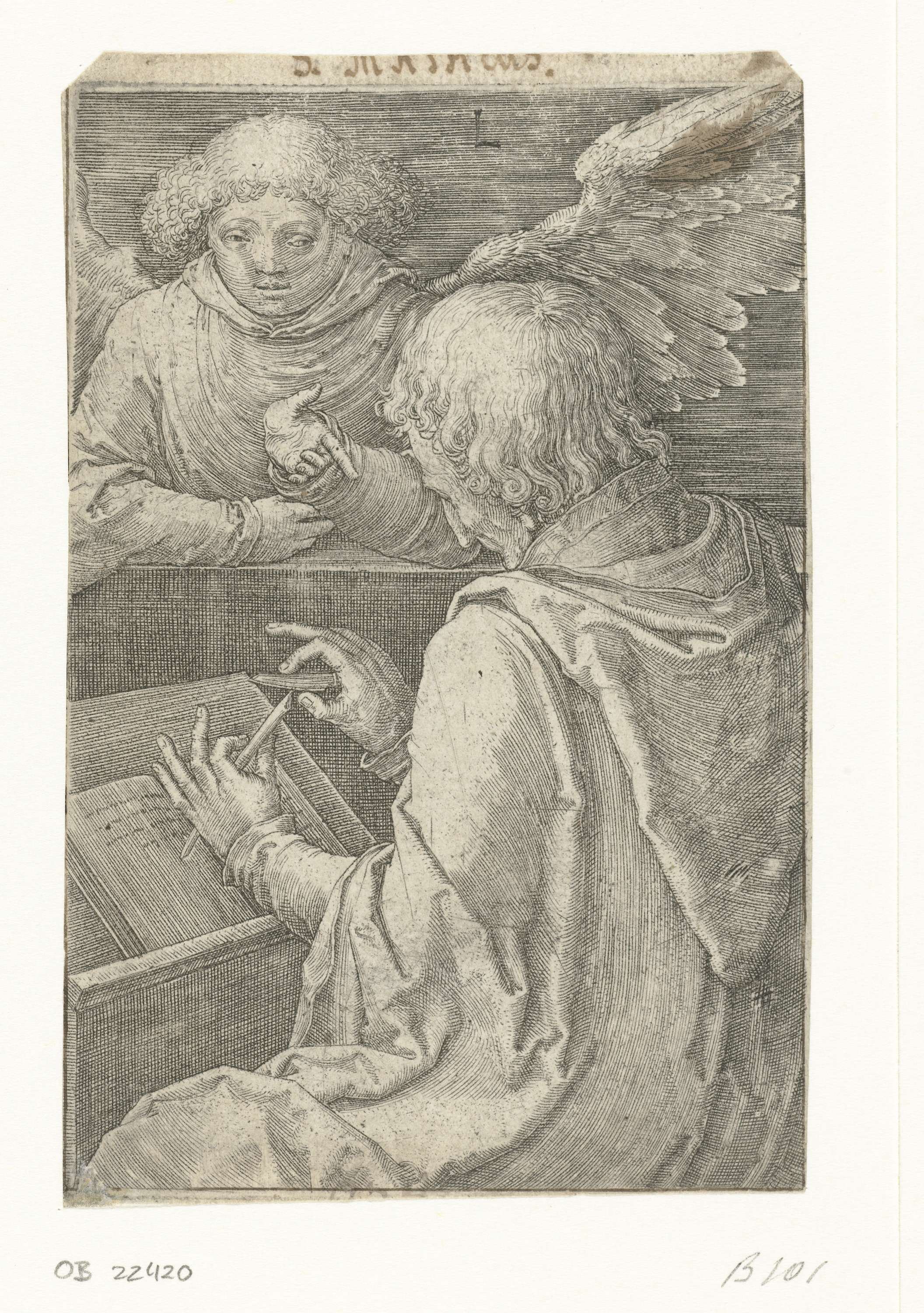 The Evangelist Matthew, Luke of Leyden, 1518 | CanvasPrints.com