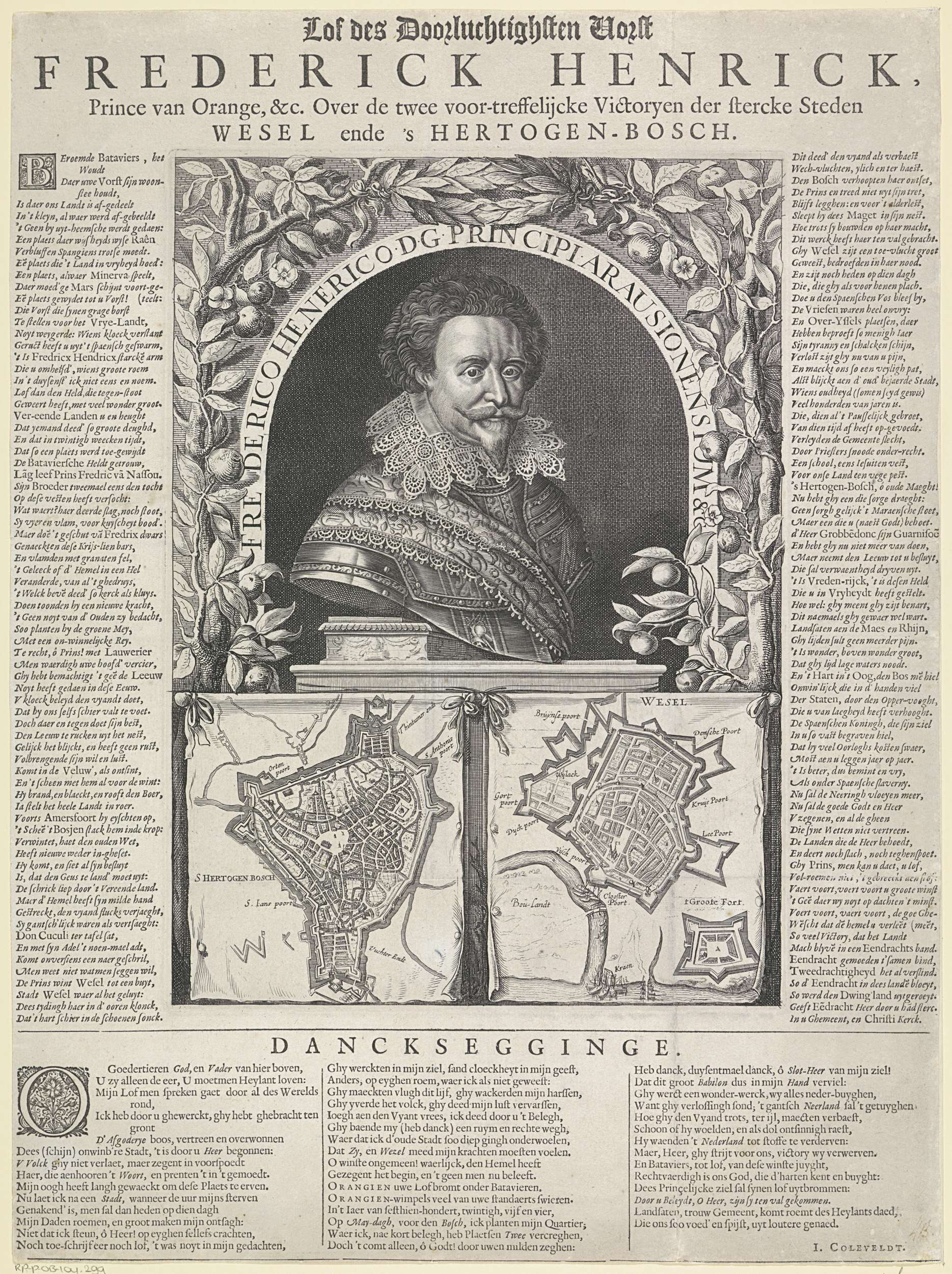 Bust of Frederick Henry, Prince of Orange, ano | CanvasPrints.com