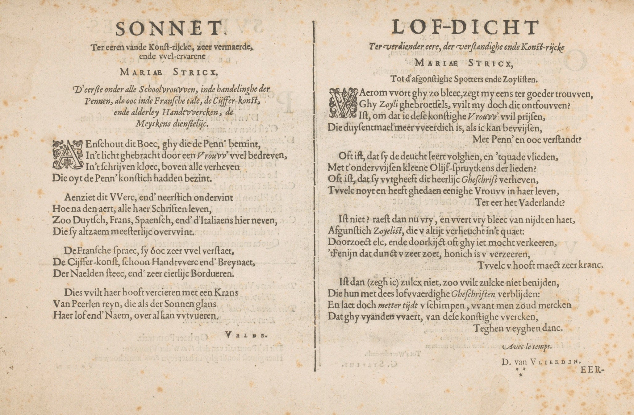 Two threshold poems, Jan van de Velde (I), 161 | CanvasPrints.com