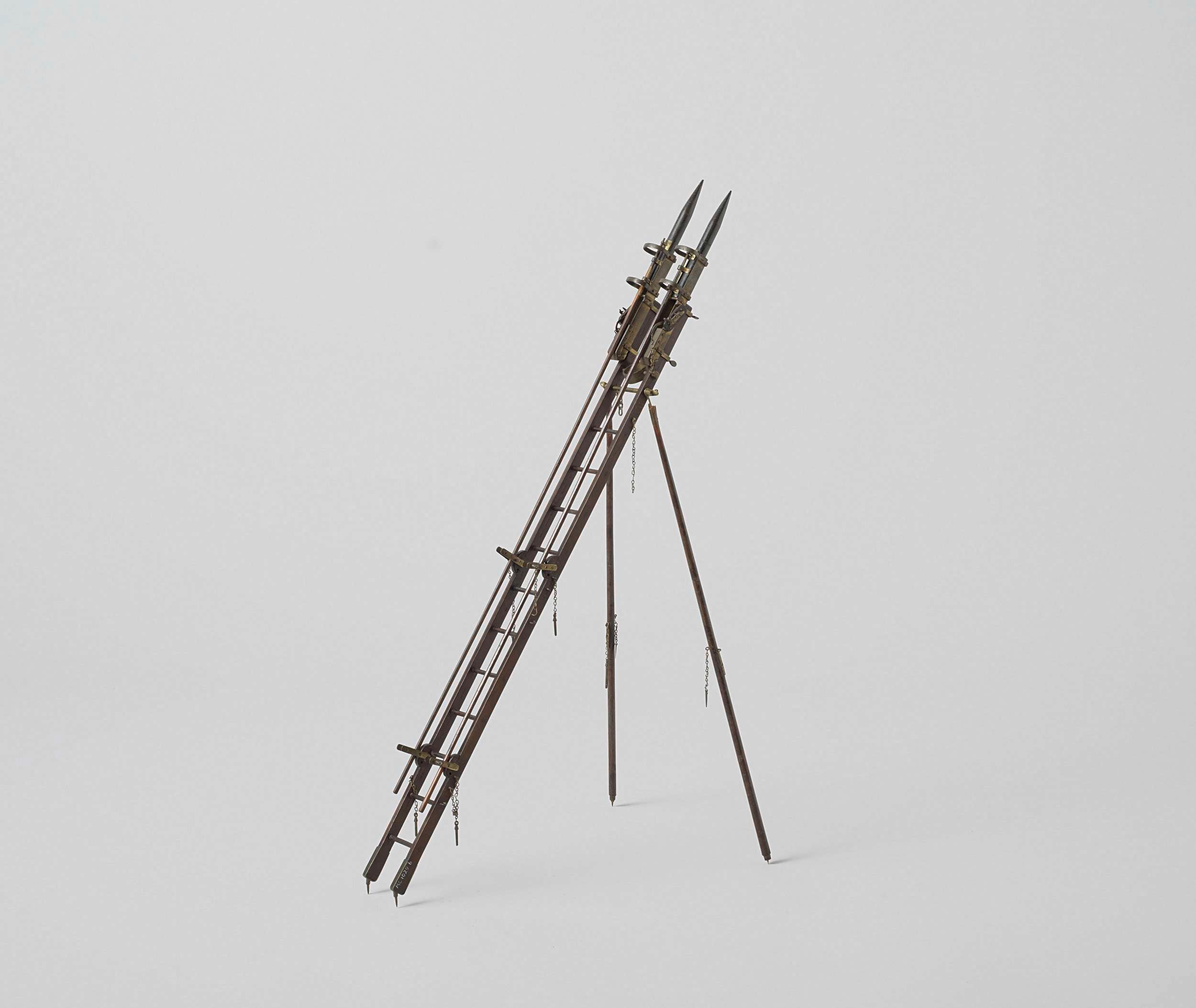 Model of Two Congreve Rockets with Launching G | CanvasPrints.com