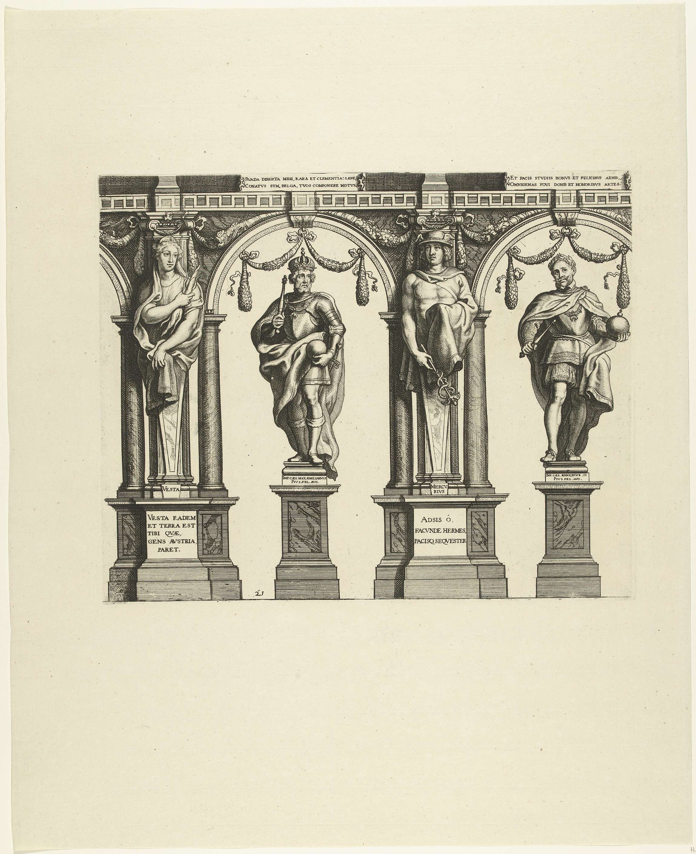 Emperors Maximilian II and Rudolf II; entry of | CanvasPrints.com