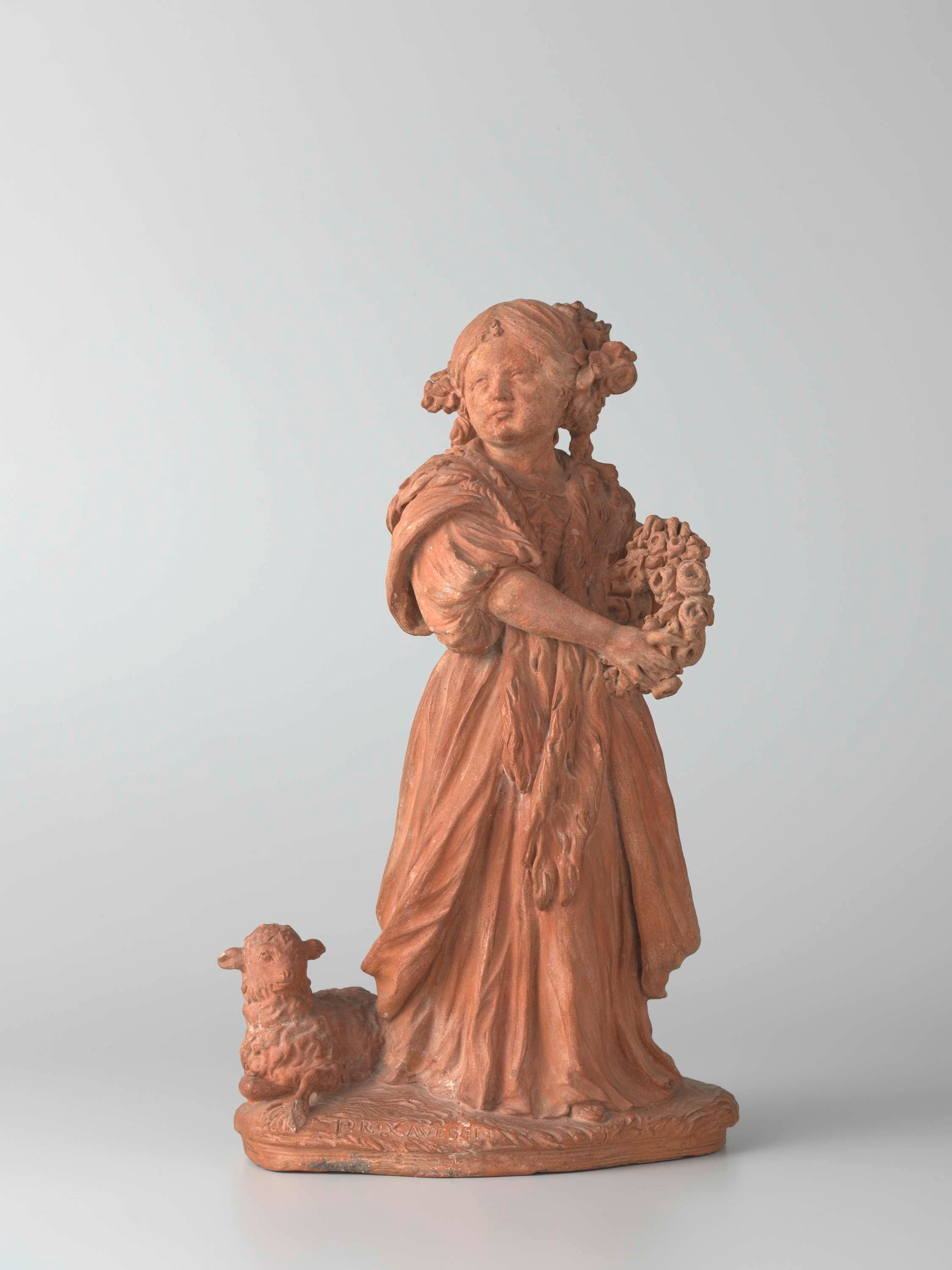 Lady depicted as Flora, Pieter Xaveri, 1673 | CanvasPrints.com