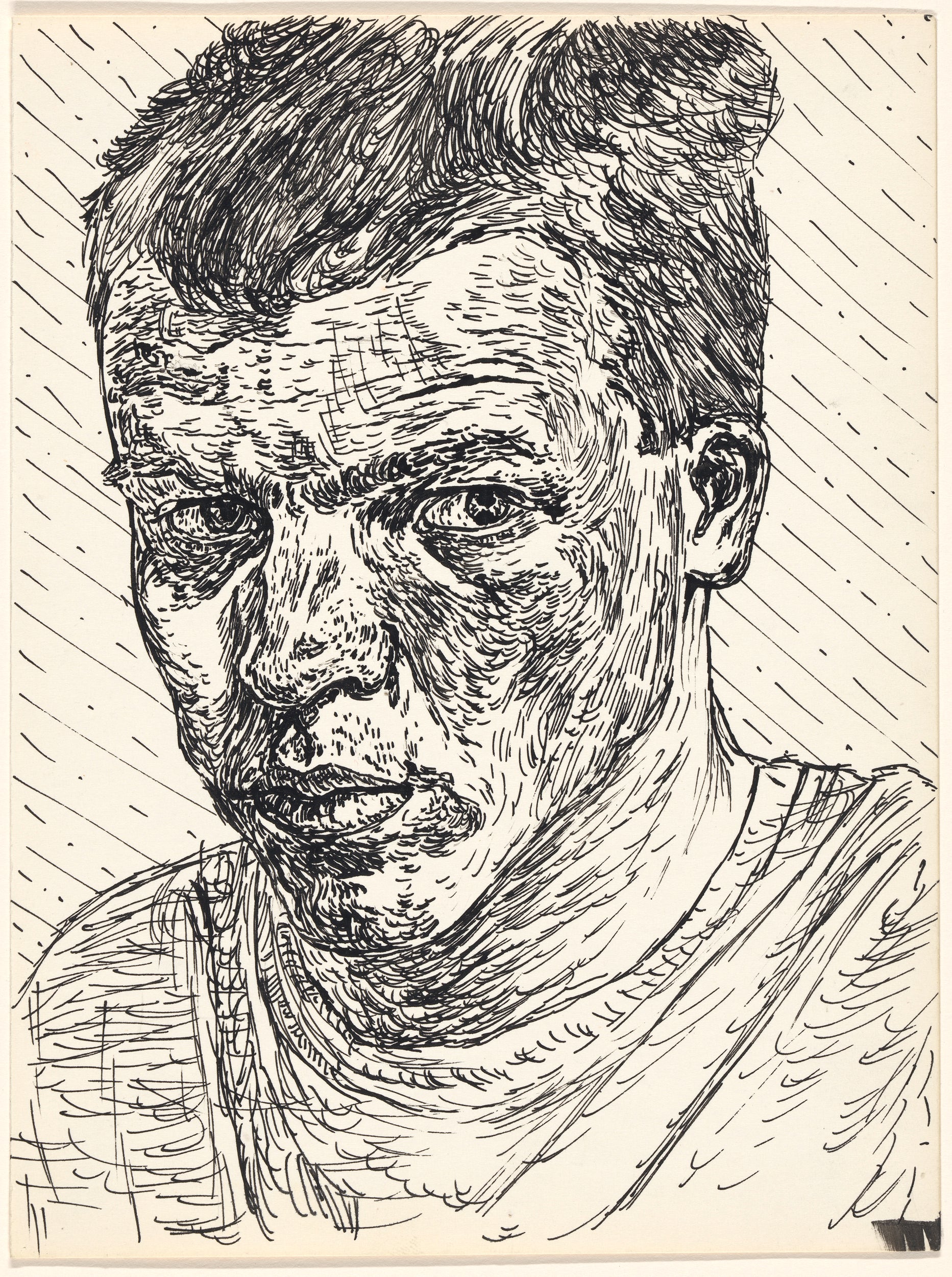 Self-portrait 1984 no. 64, Philip Akkerman, 19 | CanvasPrints.com