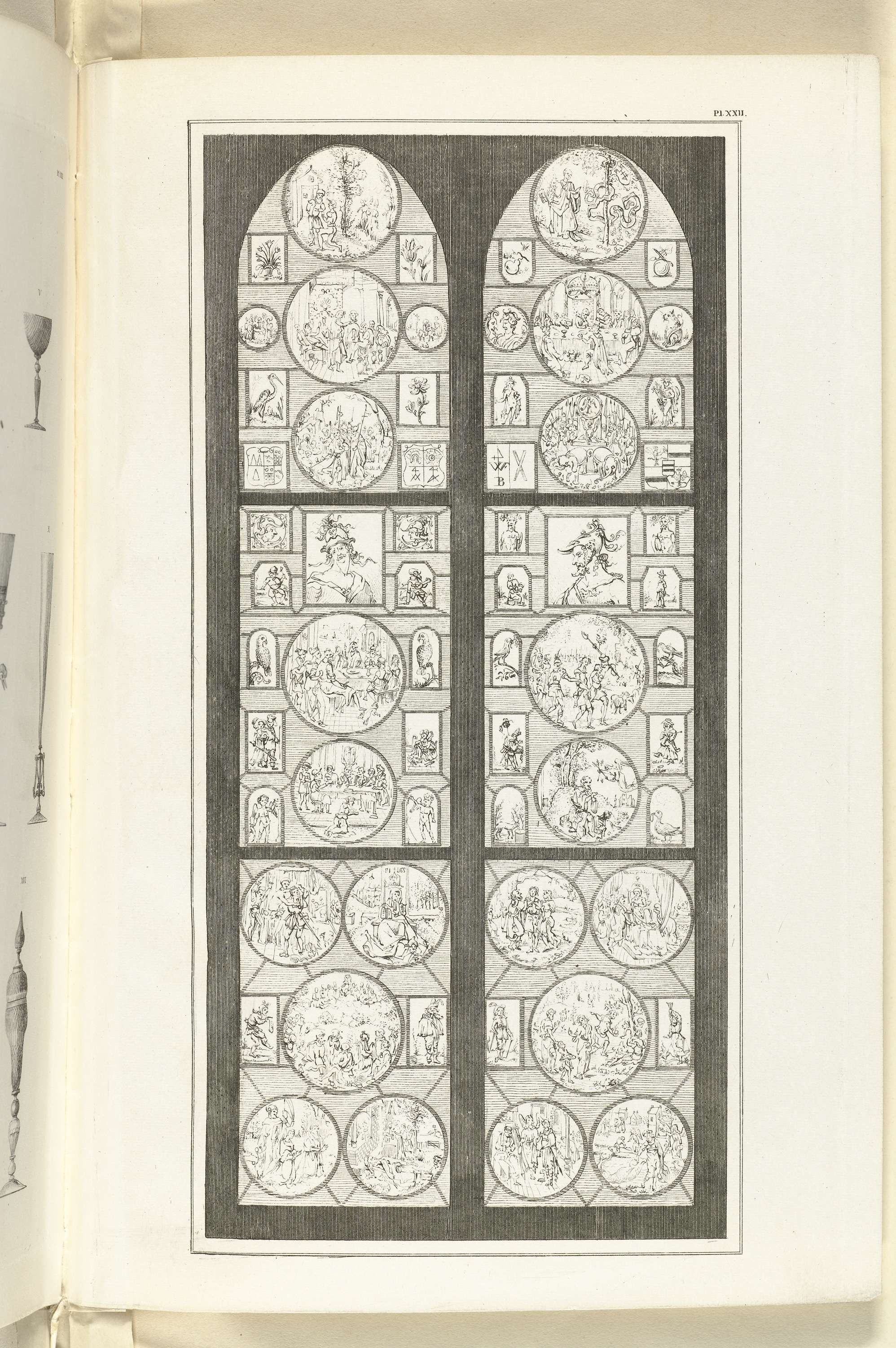 Stained glass window, plate XXII, Charles Ongh | CanvasPrints.com