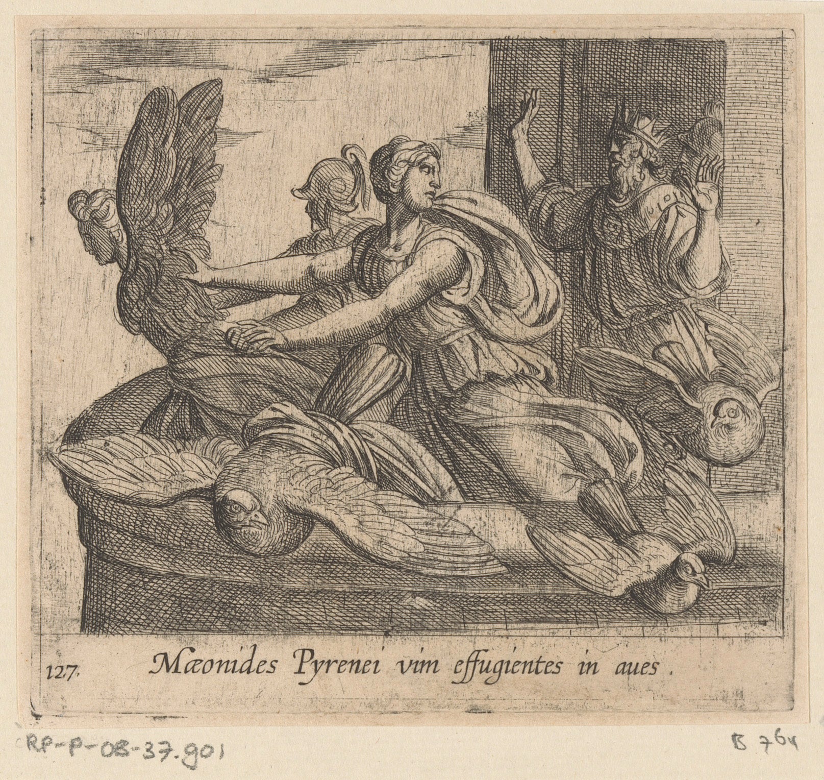 Daughters of Anius turned into pigeons, Antoni | CanvasPrints.com