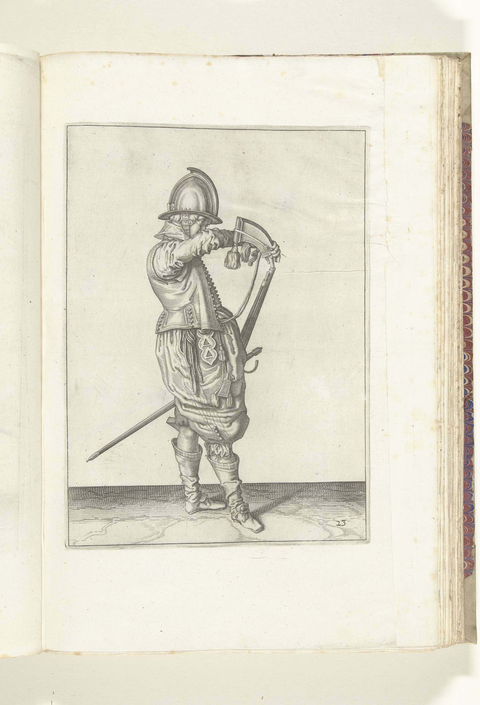 Soldier pouring gunpowder in the course of his | CanvasPrints.com