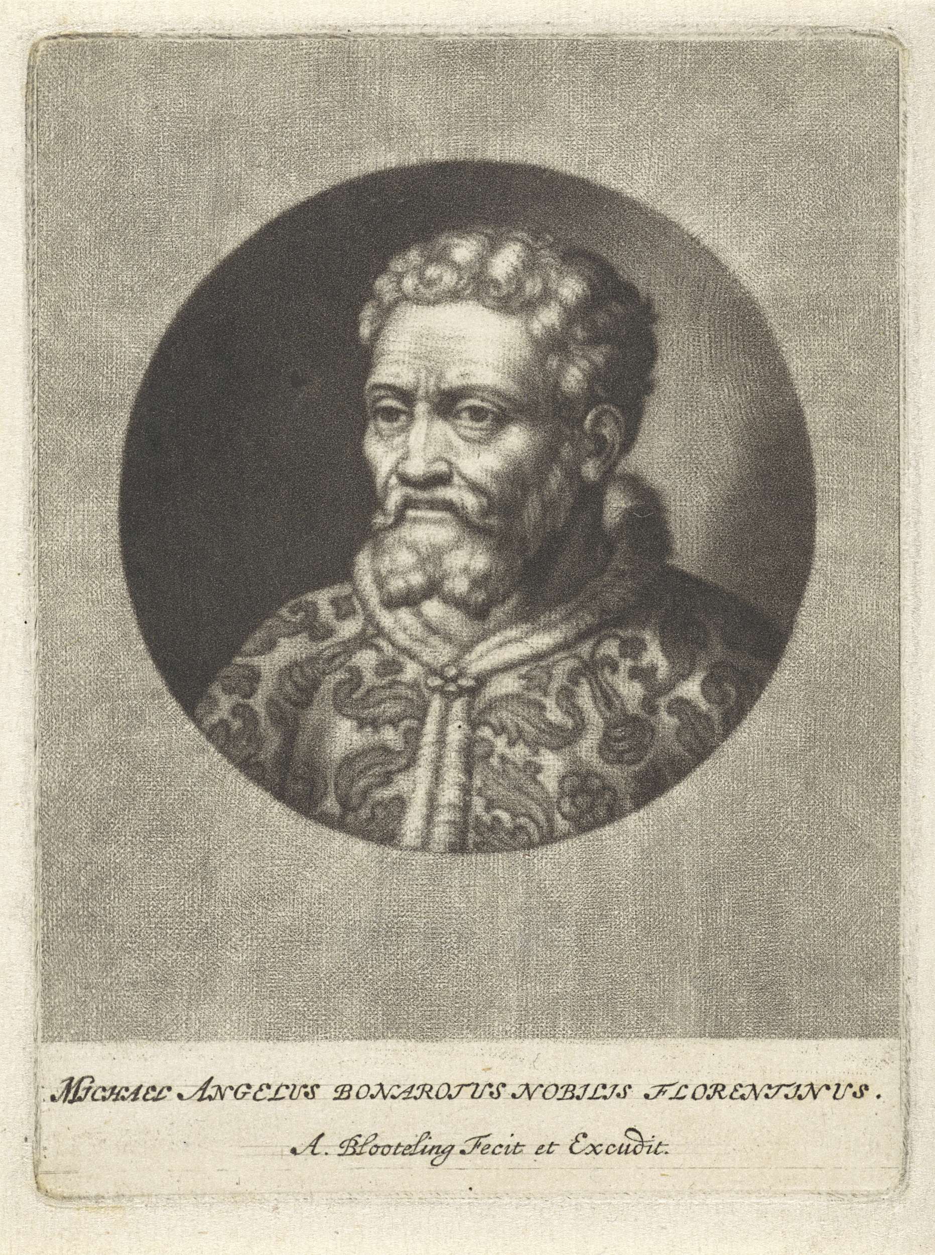 Portrait of Michelangelo Buonarroti, Abraham B | CanvasPrints.com