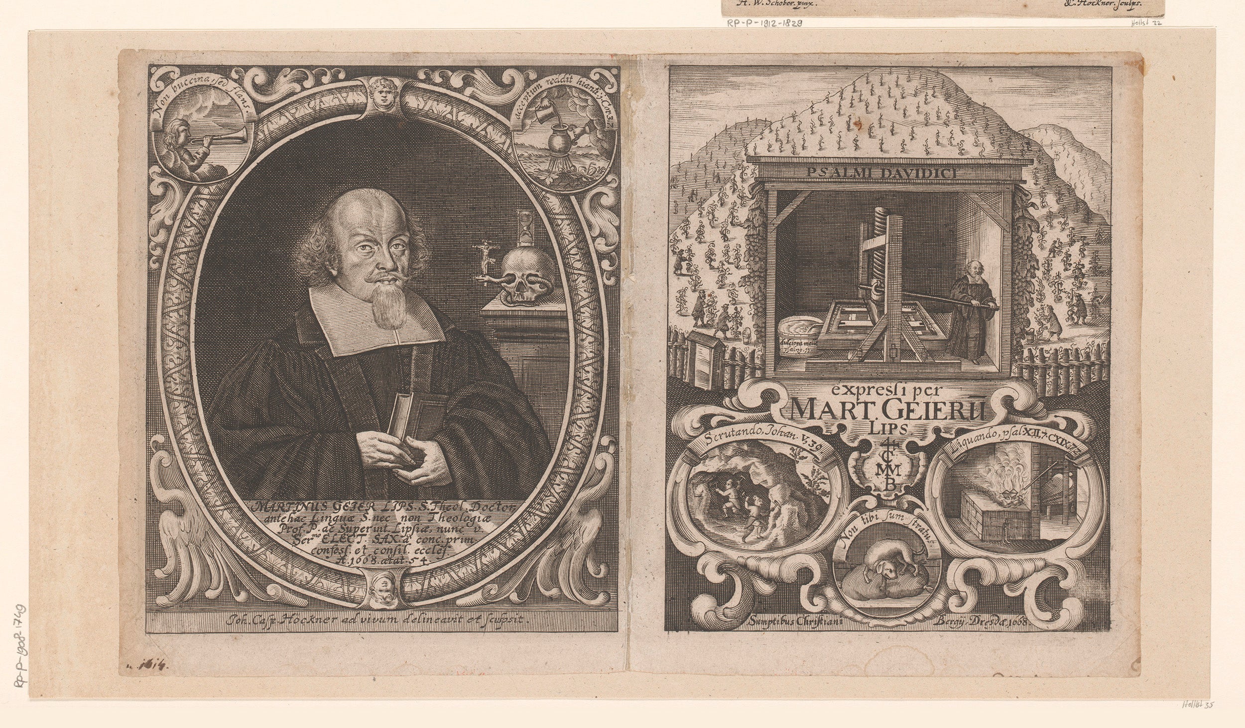 Portrait of Martin Geier at the age of 54 and | CanvasPrints.com