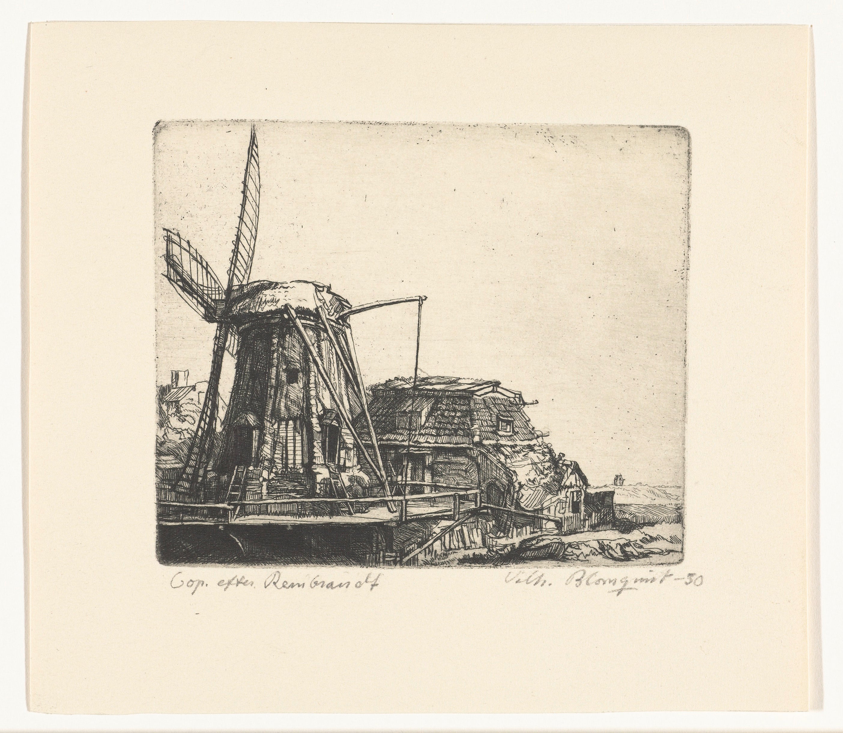 The windmill, Vilhelm Blomquist, 1950 | CanvasPrints.com