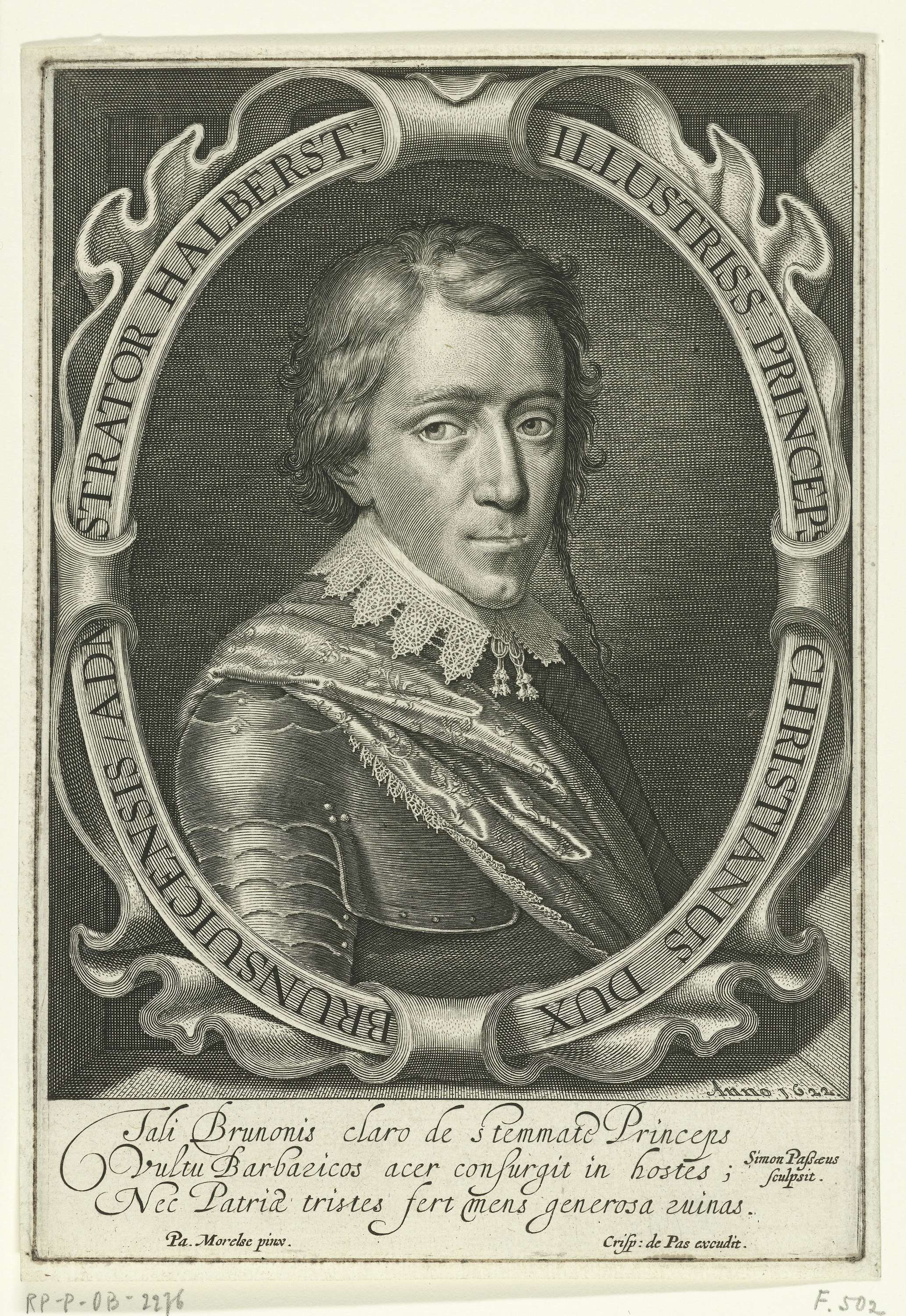 Portrait of Christian, Duke of Brunswick-Wolfe | CanvasPrints.com