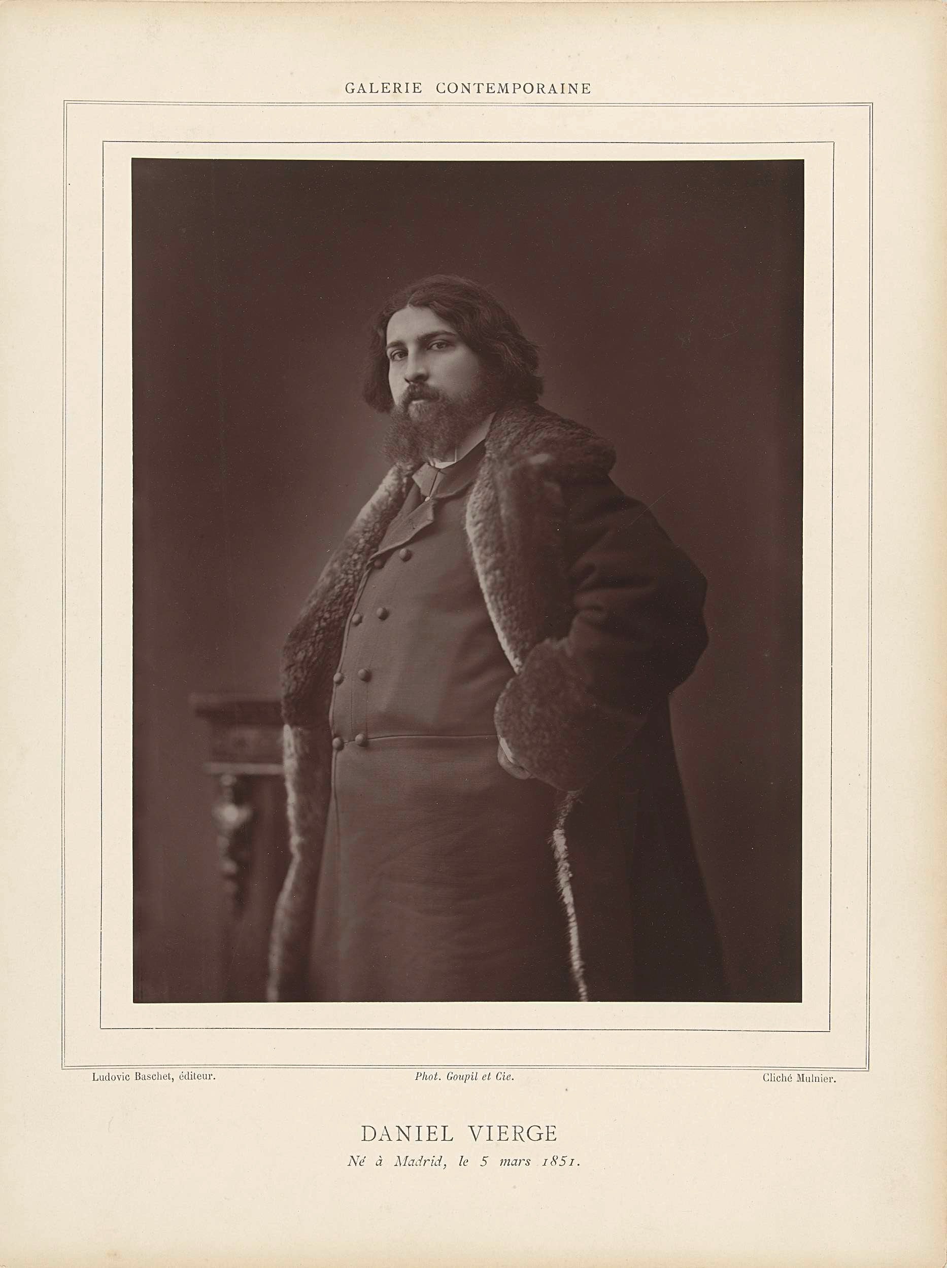 Portrait of Daniel Vierge, Goupil & Cie., 1875 | CanvasPrints.com