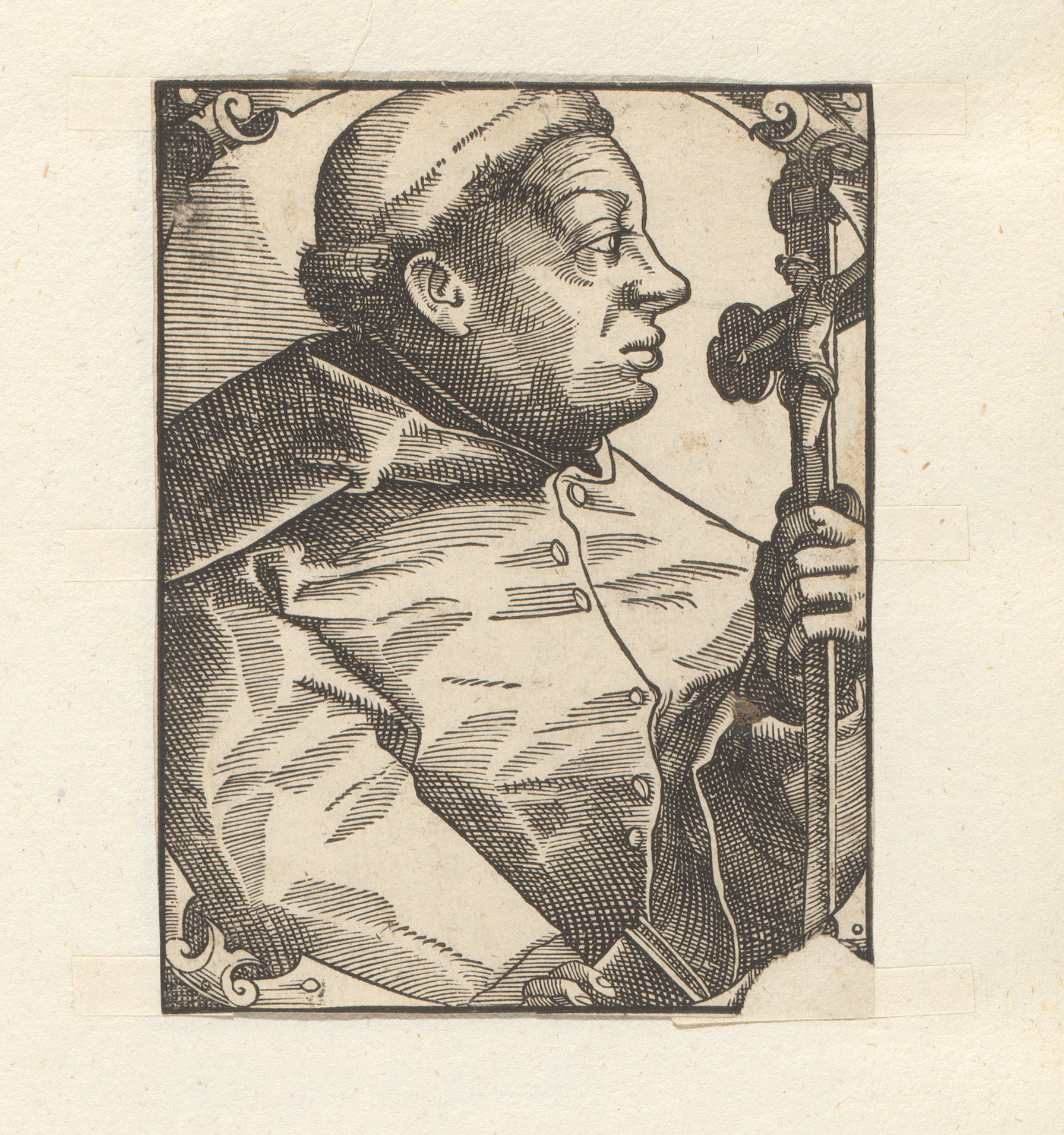 Portrait of Julius Caesar Scaliger, anonymous, | CanvasPrints.com