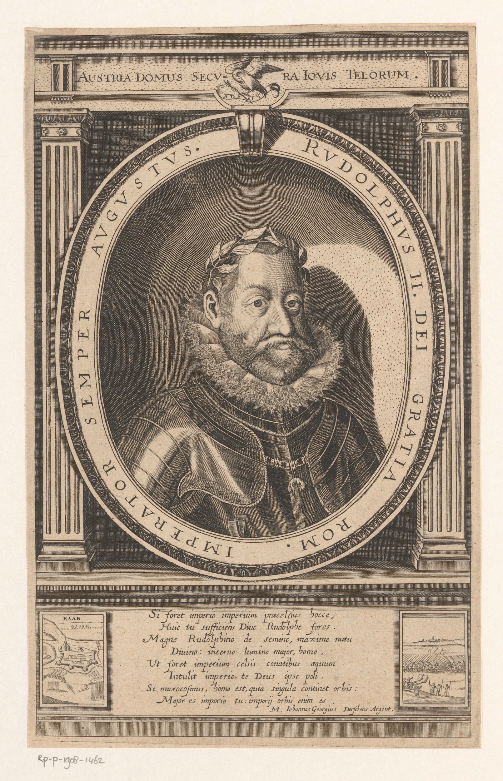 Portrait of Rudolf II of Habsburg, Jacob van d | CanvasPrints.com