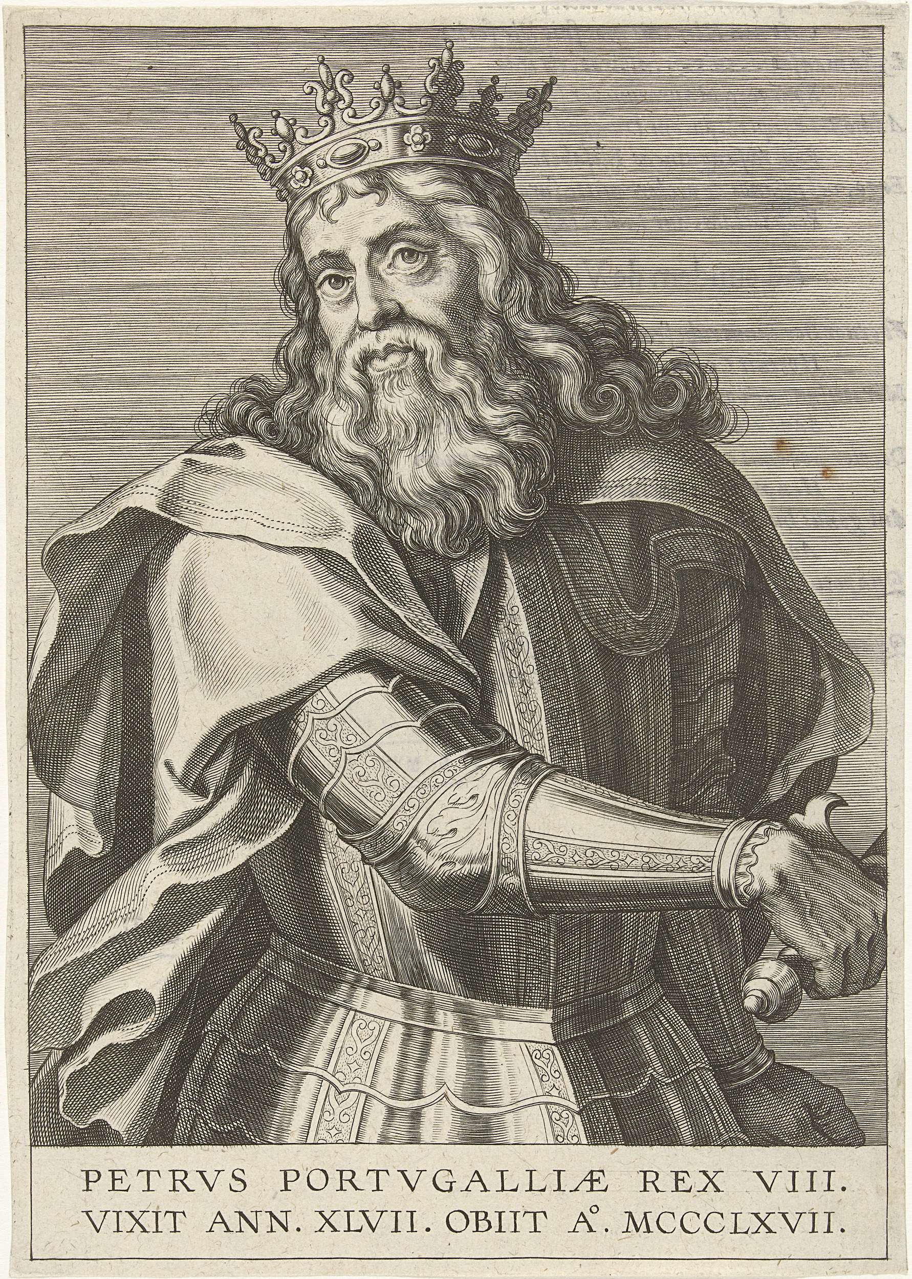 Portrait of King Peter I of Portugal, Cornelis | CanvasPrints.com