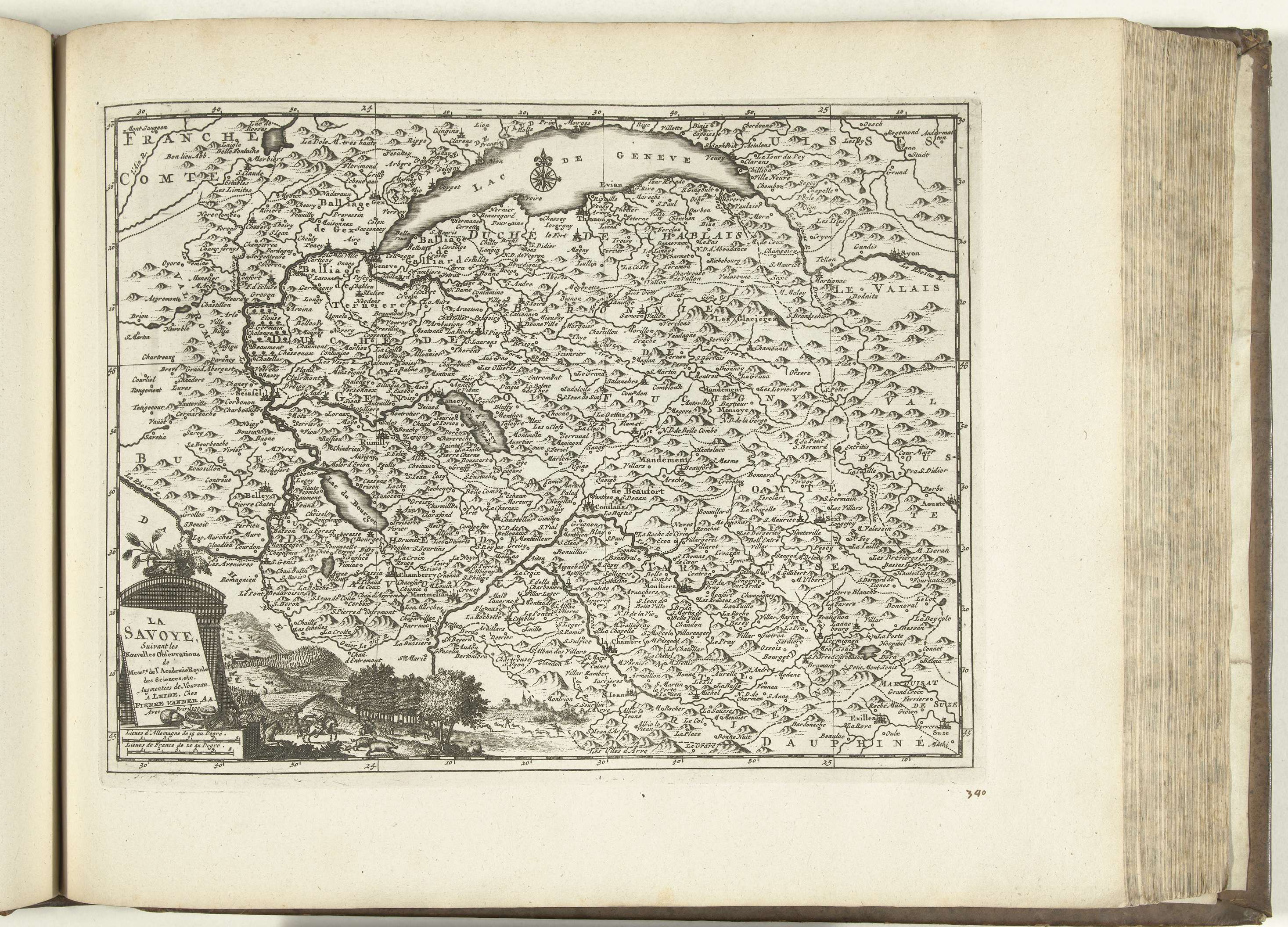 Map of Savoy, 1726, anonymous, 1726 | CanvasPrints.com