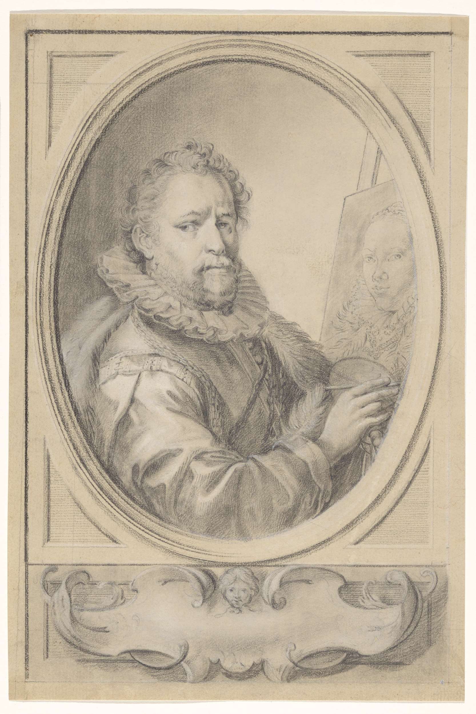 Portrait of Bartholomeus Spranger, painting th | CanvasPrints.com