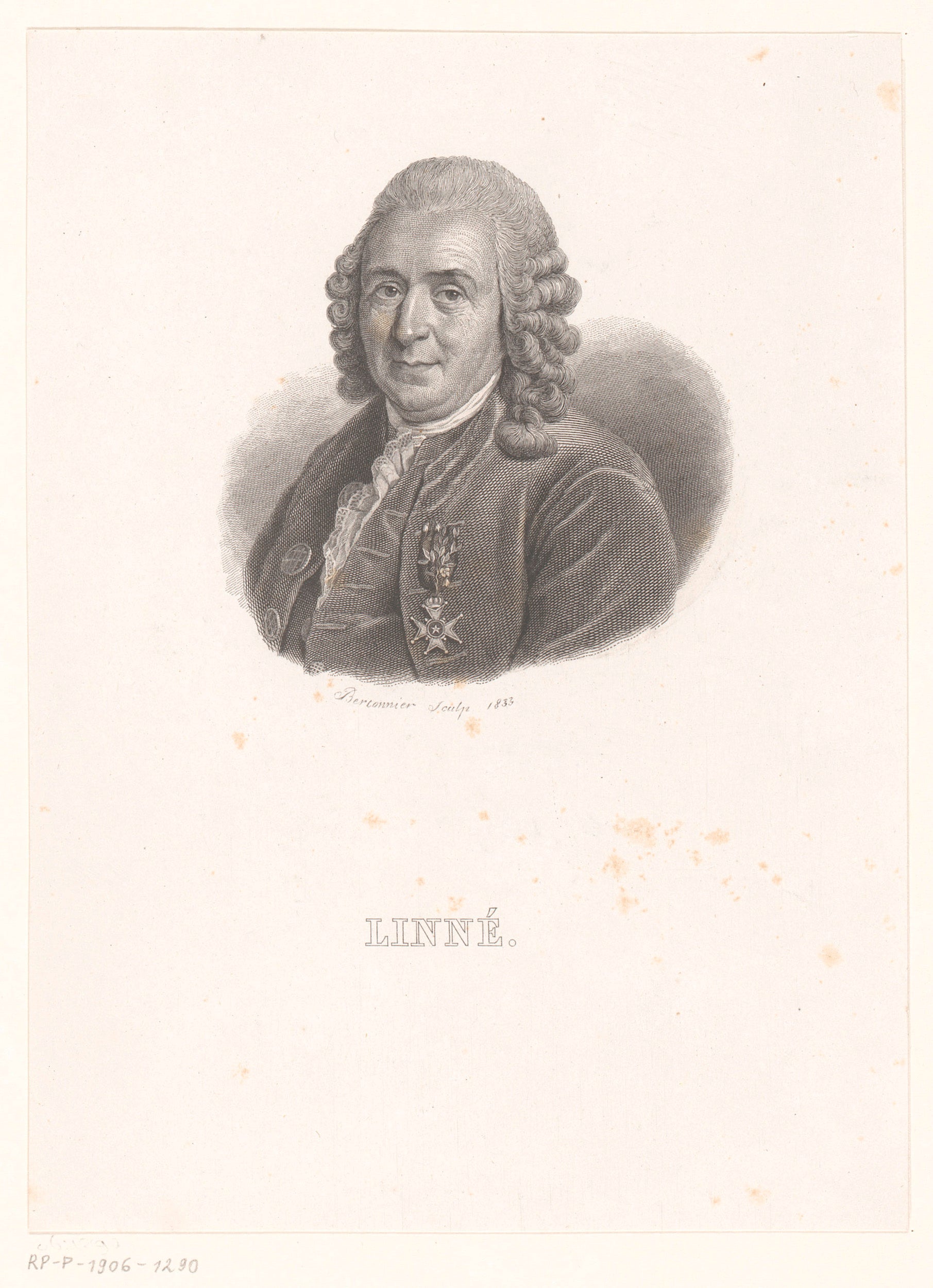 Portrait of Carl Linnaeus, Pierre François Ber | CanvasPrints.com