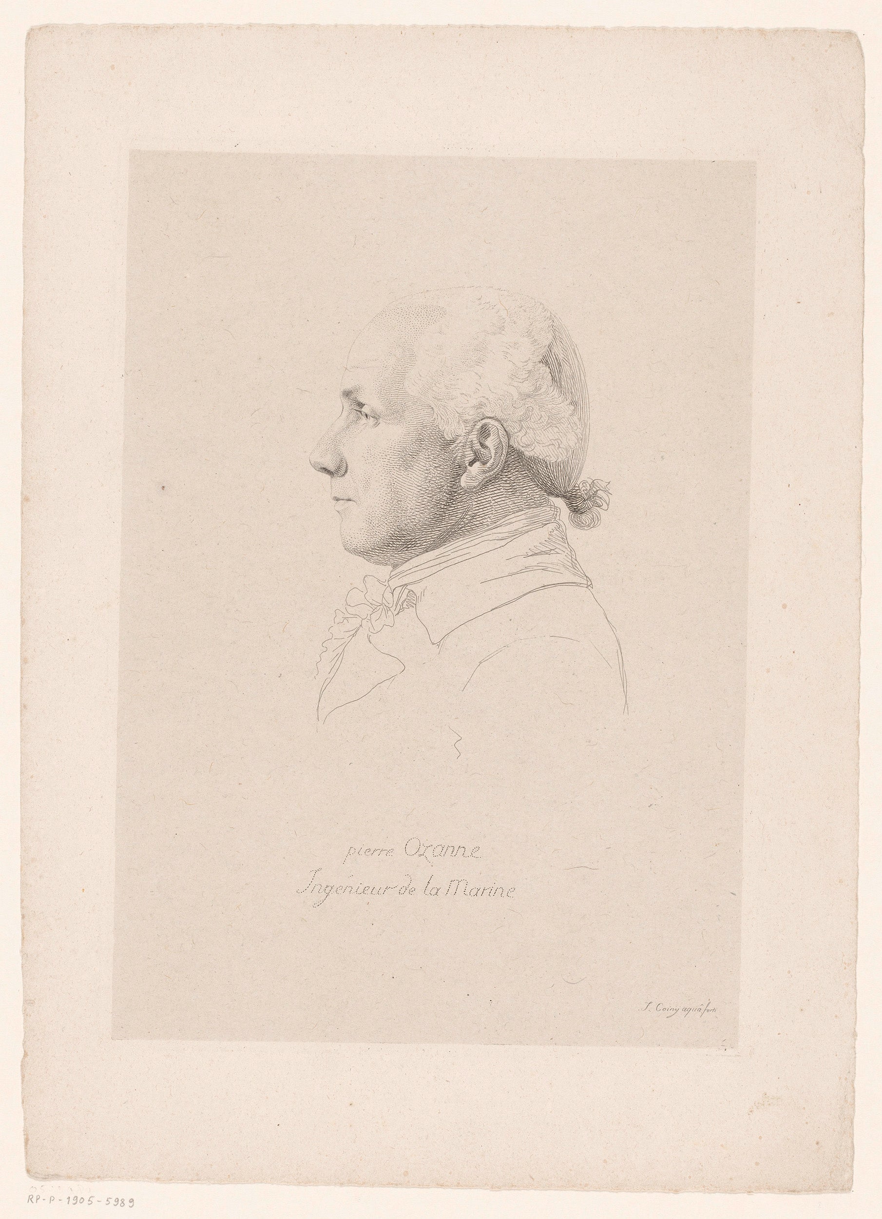Portrait of Pierre Ozanne, Joseph Coiny, 1823 | CanvasPrints.com