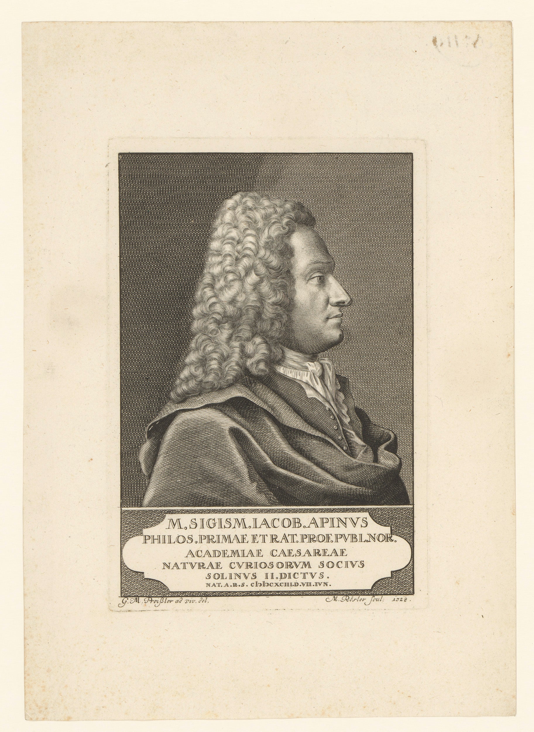 Portrait of Sigmund Jacob Apin, Michael Rössle | CanvasPrints.com