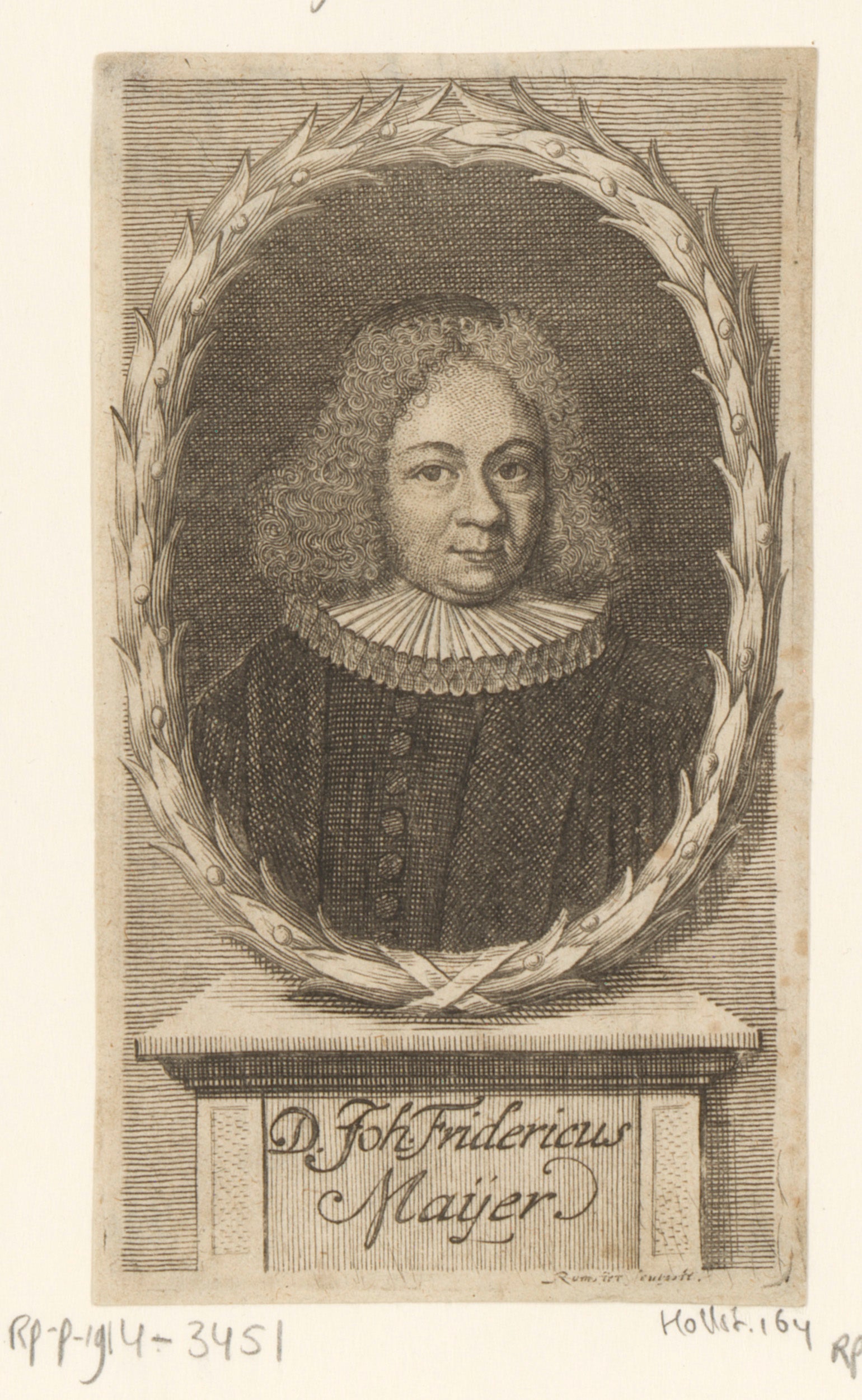 Portrait of Johann Friedrich Mayer, Christian | CanvasPrints.com