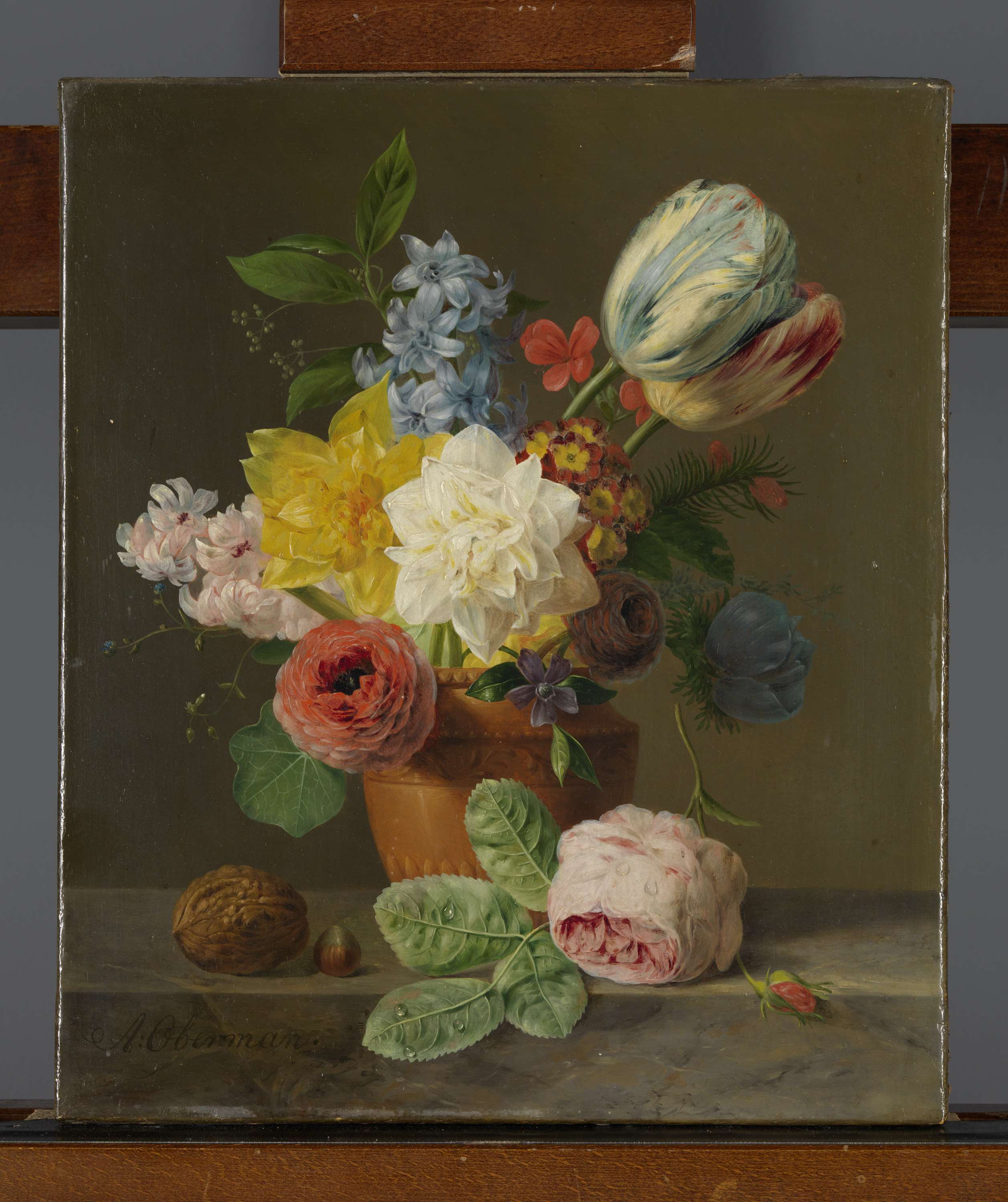 Still Life with Flowers and Nuts, Anthony Ober | CanvasPrints.com